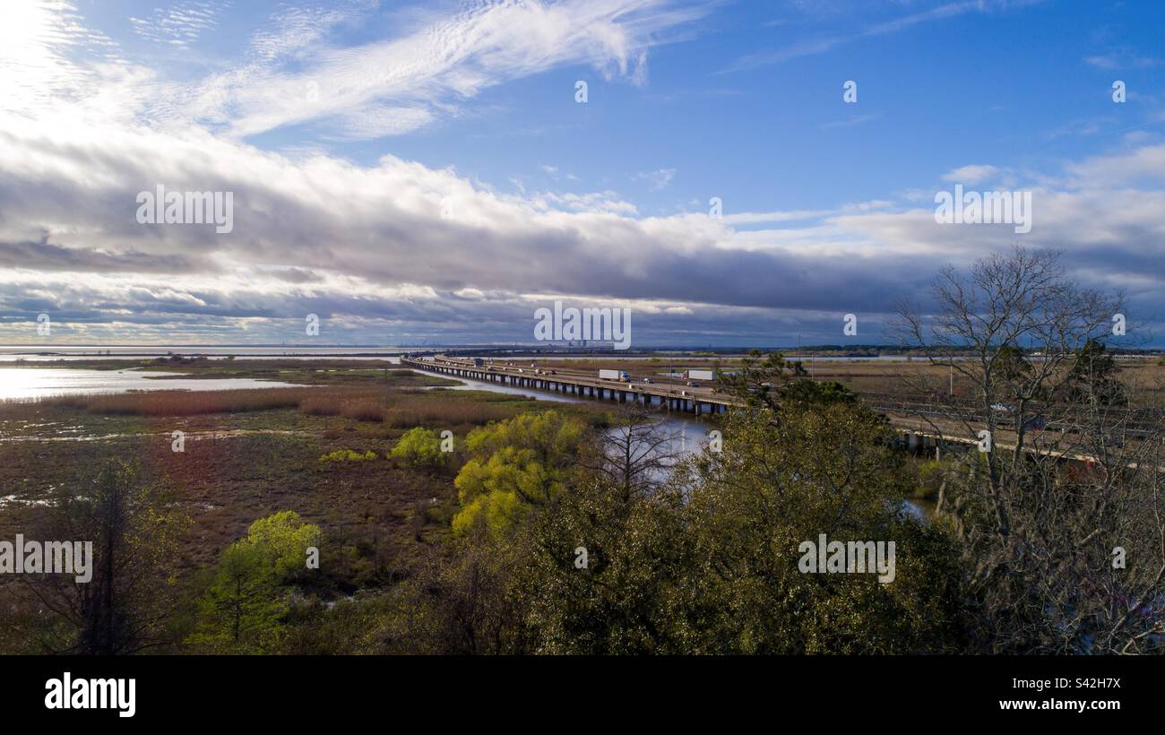 Mobile bay bridge hi-res stock photography and images - Alamy
