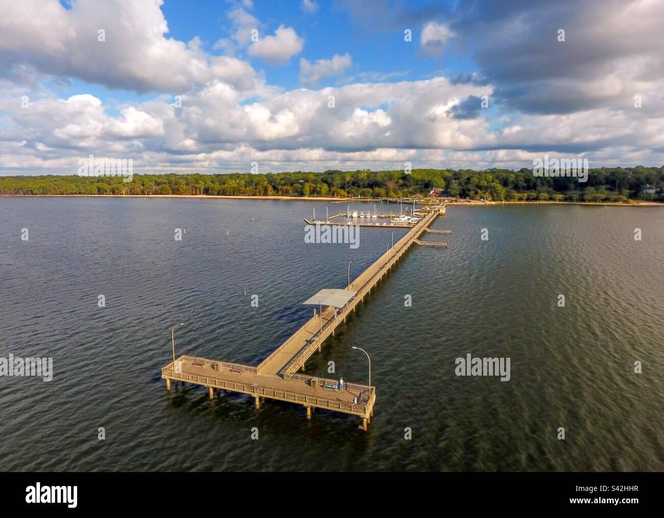 The Fairhope pier in Fairhope, Alabama Stock Photo - Alamy