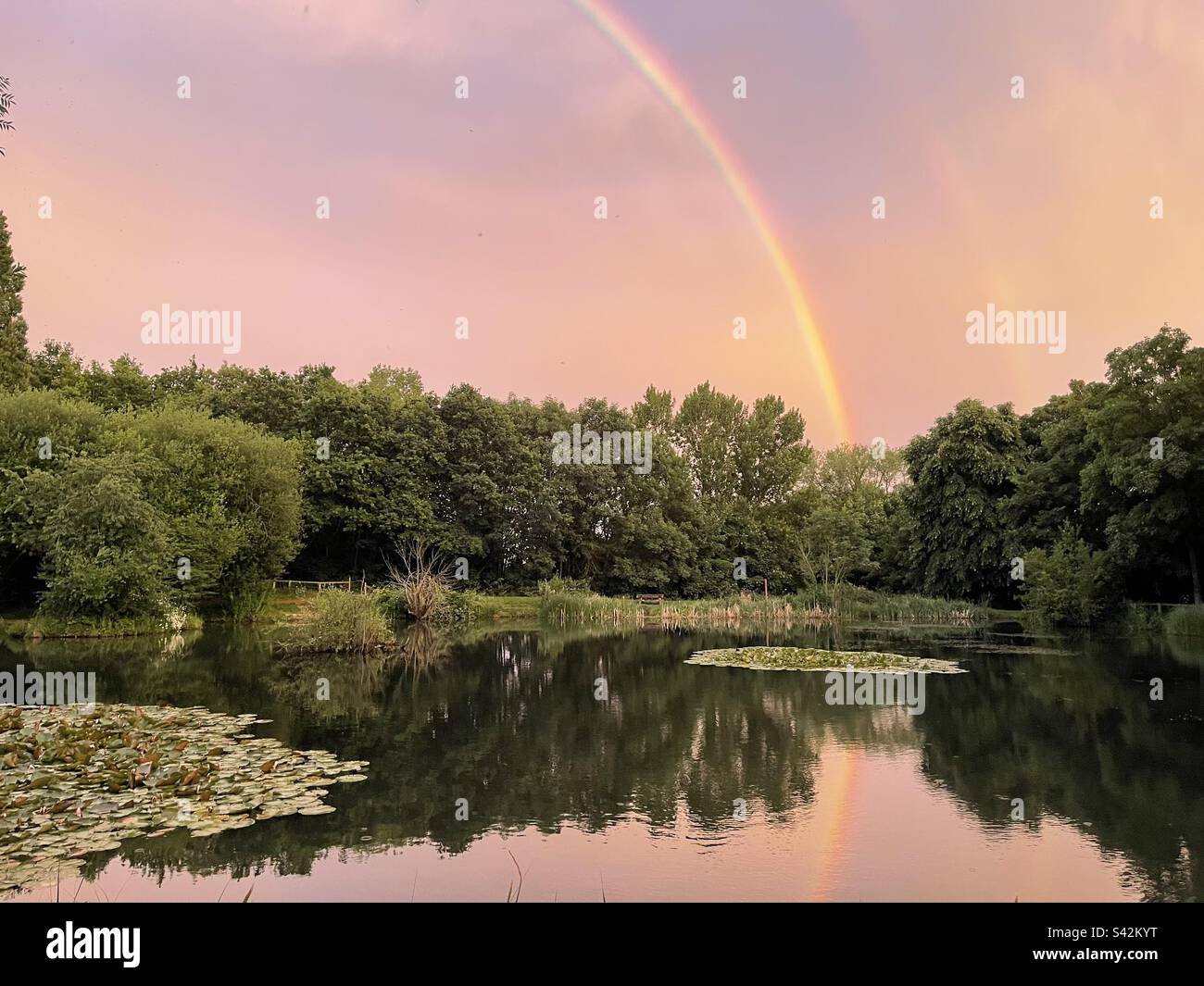 Rainbow lake hi-res stock photography and images - Alamy