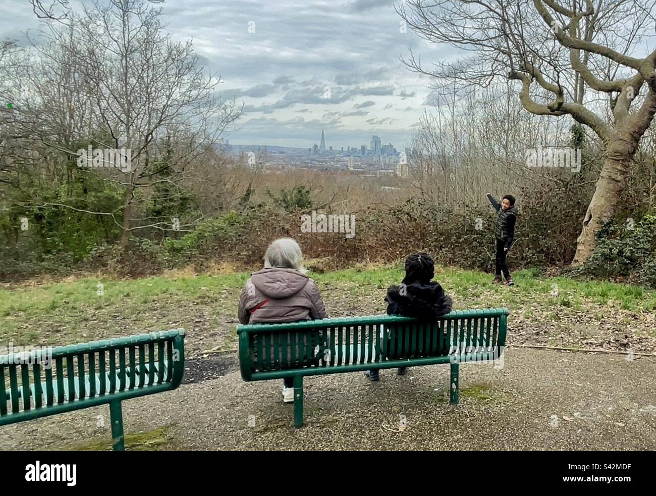 A view of London from One Tree Hill Stock Photo - Alamy