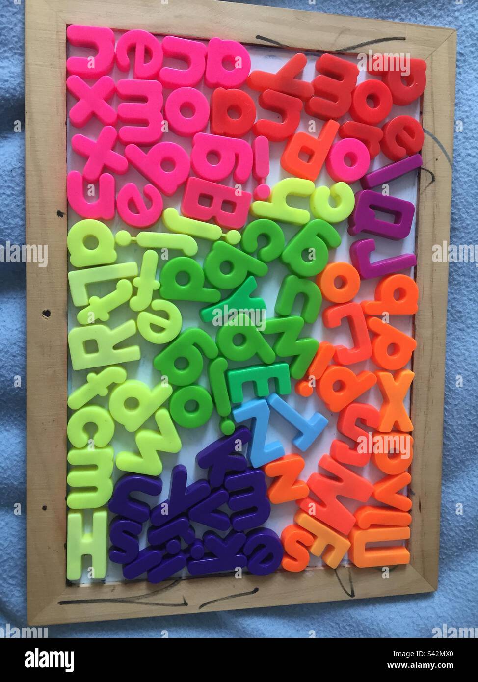 Colourful letters hi-res stock photography and images - Alamy