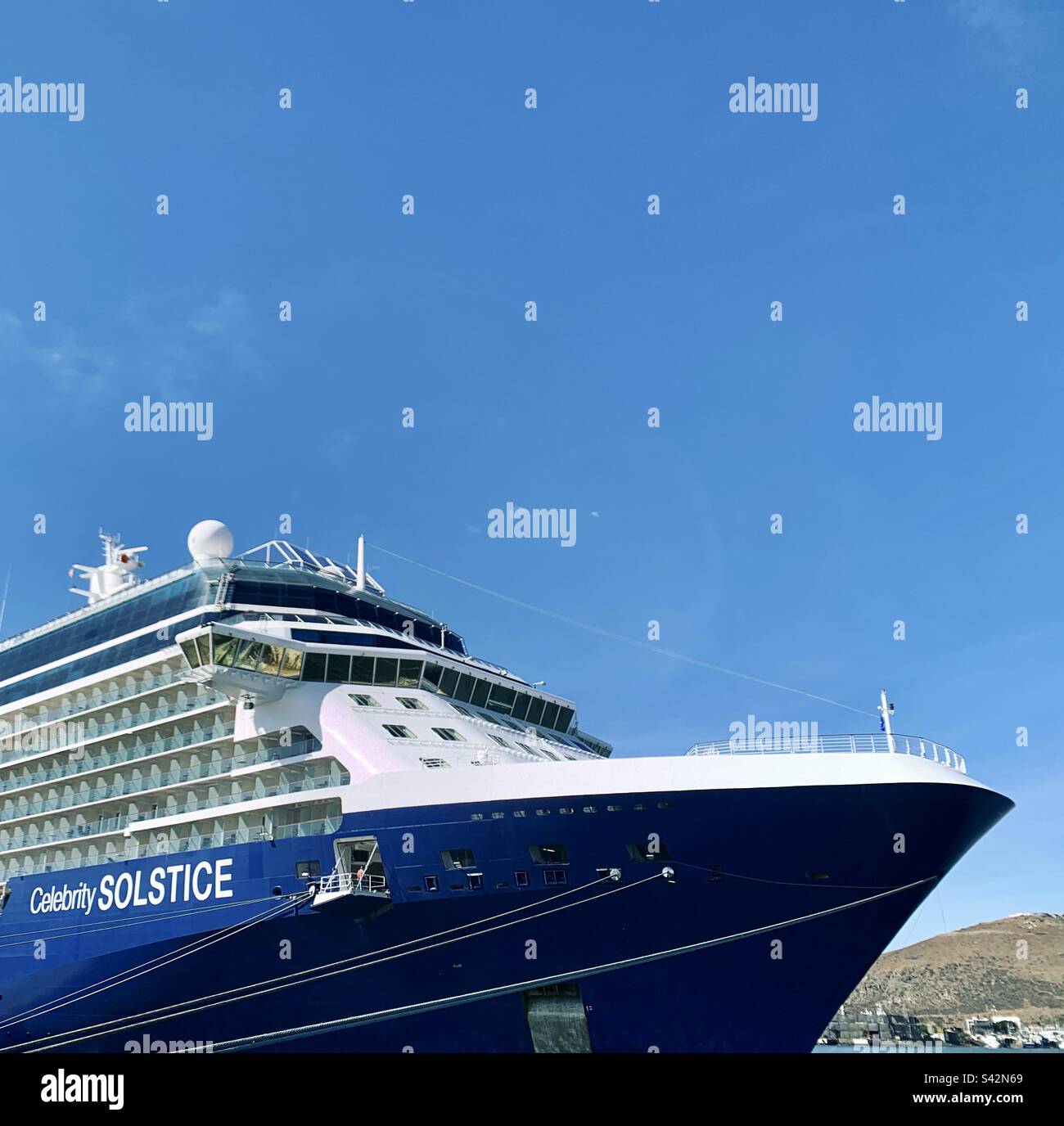 November, 2022, Celebrity Solstice cruise ship visiting Ensenada, Baja ...