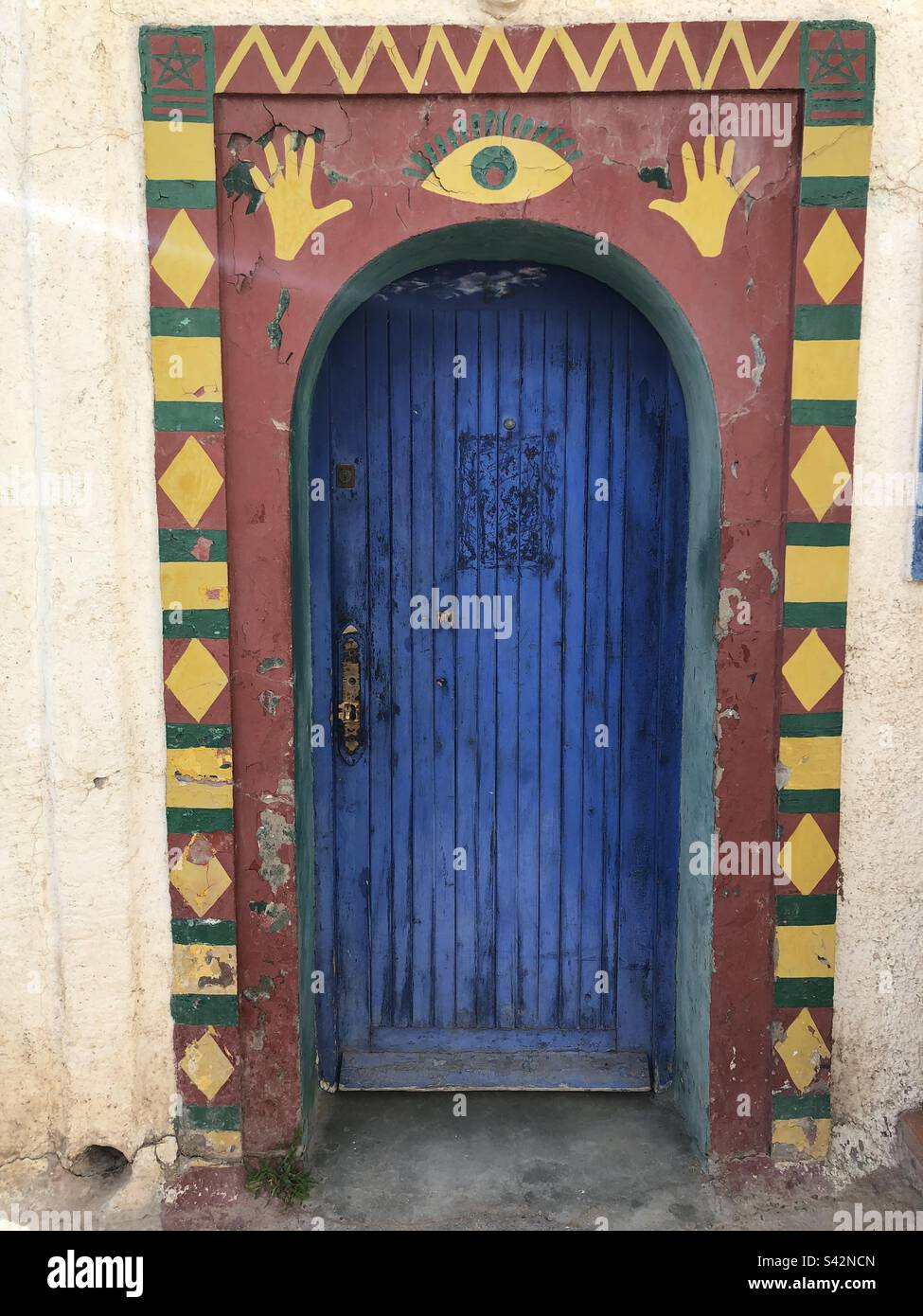 Door with magic symbol Stock Photo - Alamy