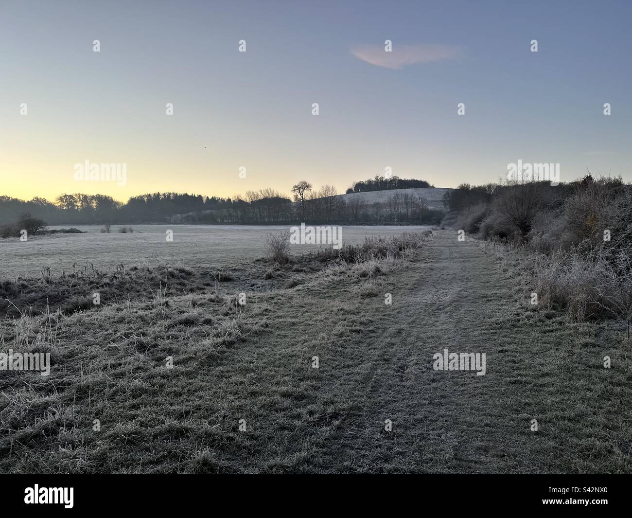Frosty morning walk hi-res stock photography and images - Alamy