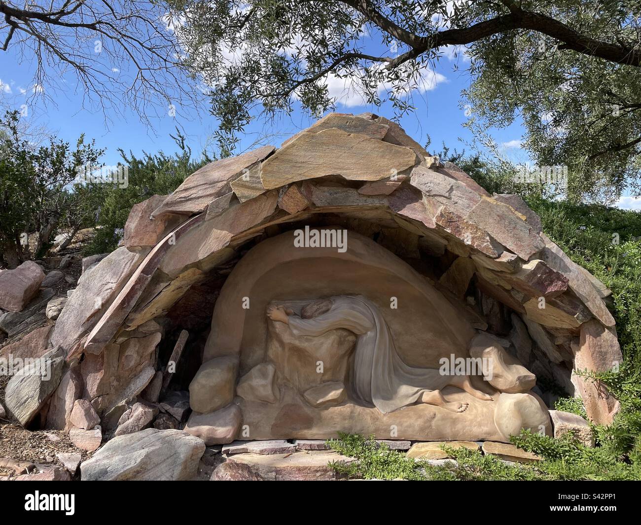 Jesus in Garden of Gethsemane, Jesus weeps, Canaan in the Desert ...