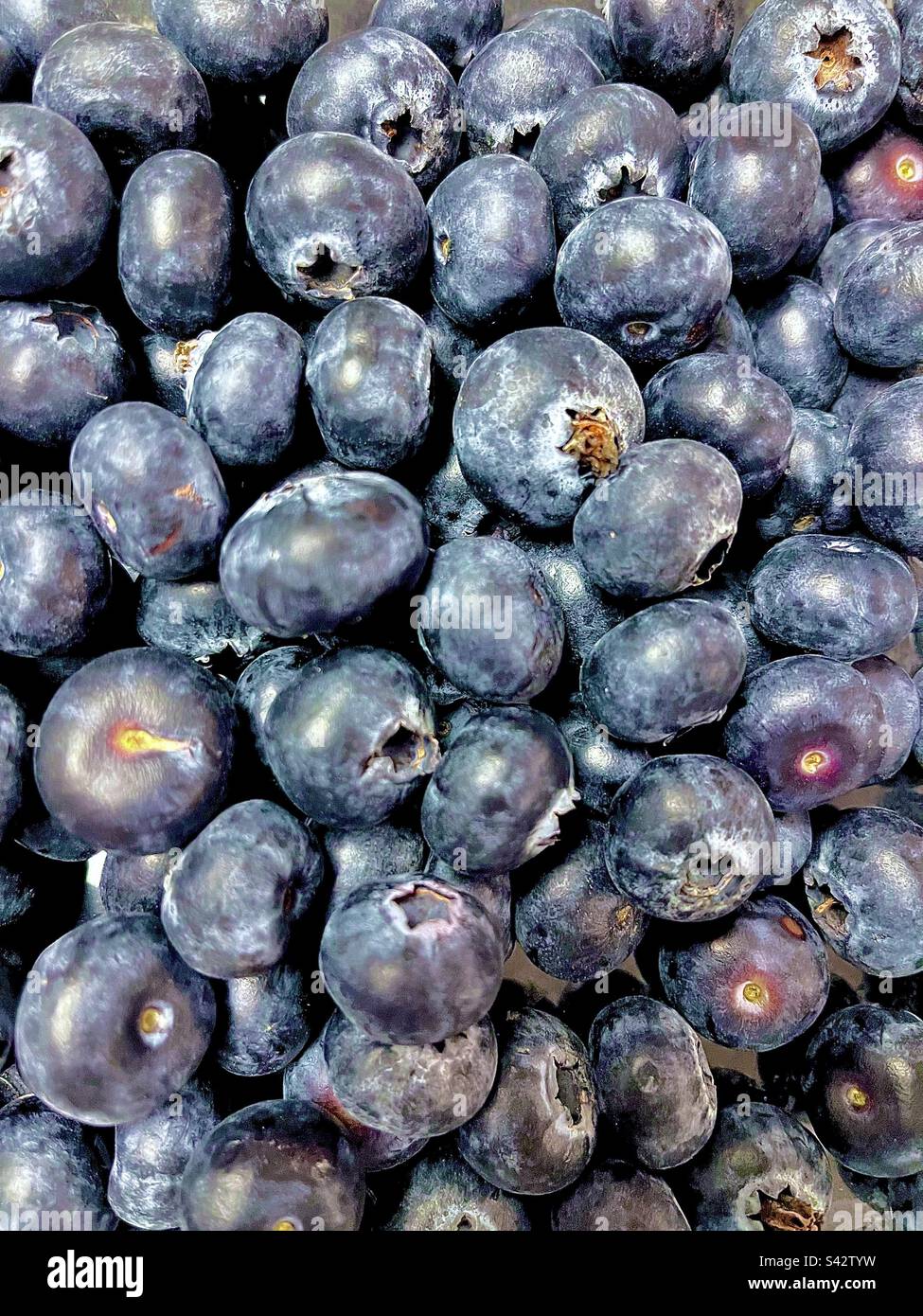 Natural background food blueberries hi-res stock photography and images ...