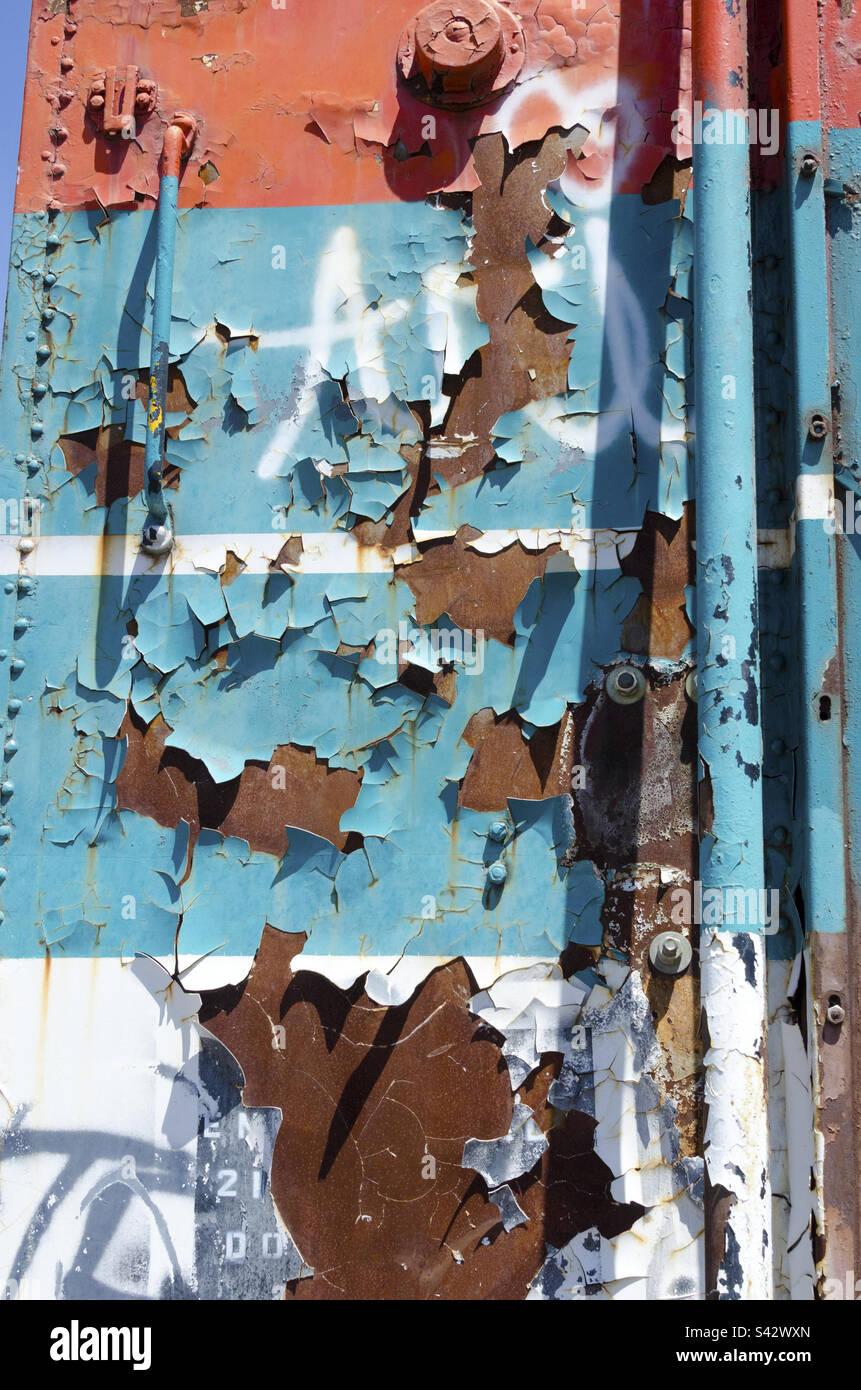 Train peeling paint hi-res stock photography and images - Alamy