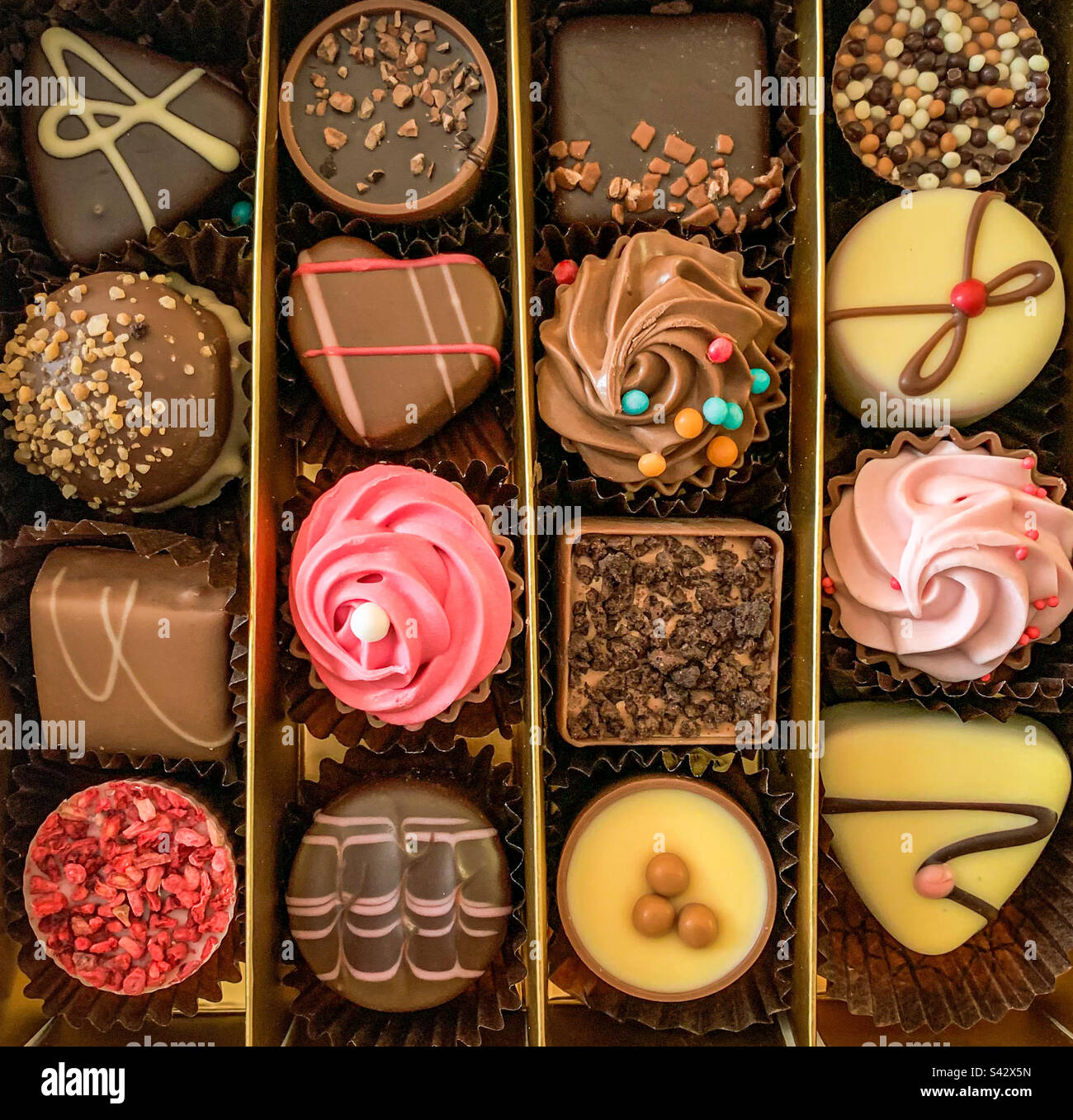 Box of chocolates Stock Photo - Alamy
