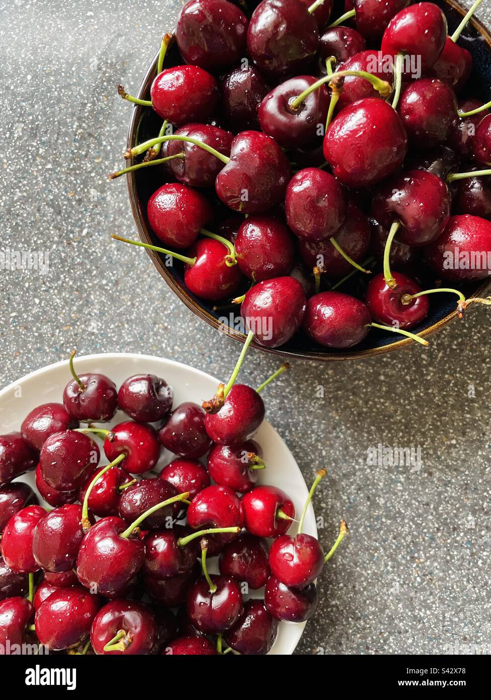 Red cherry yam-yam Stock Photo - Alamy