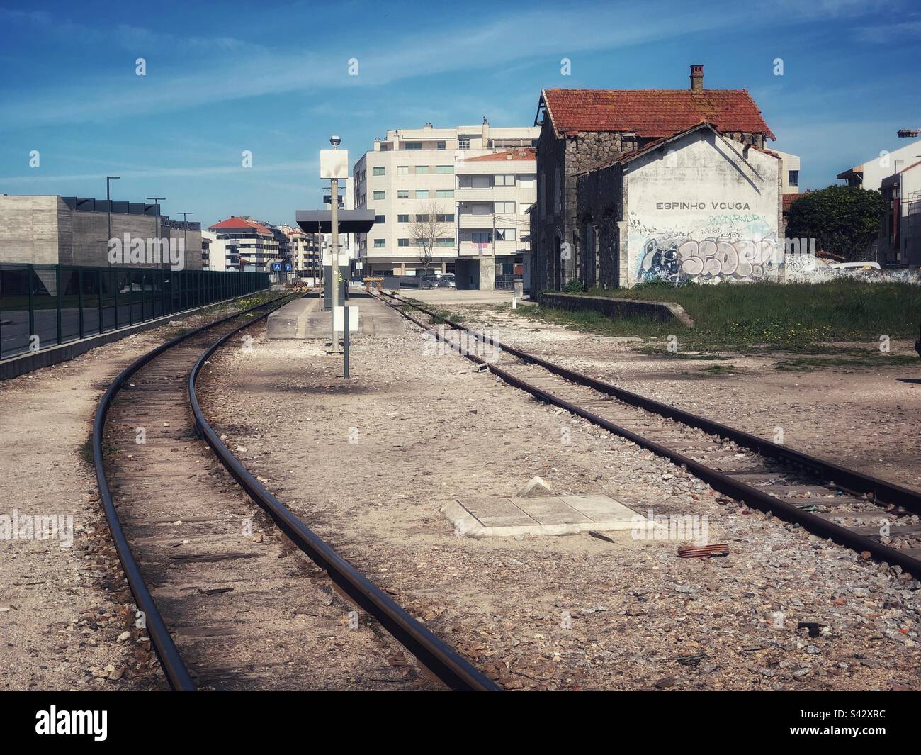 Espinho-Vouga, the train terminal in Espinho, Portugal, 2023 Stock ...