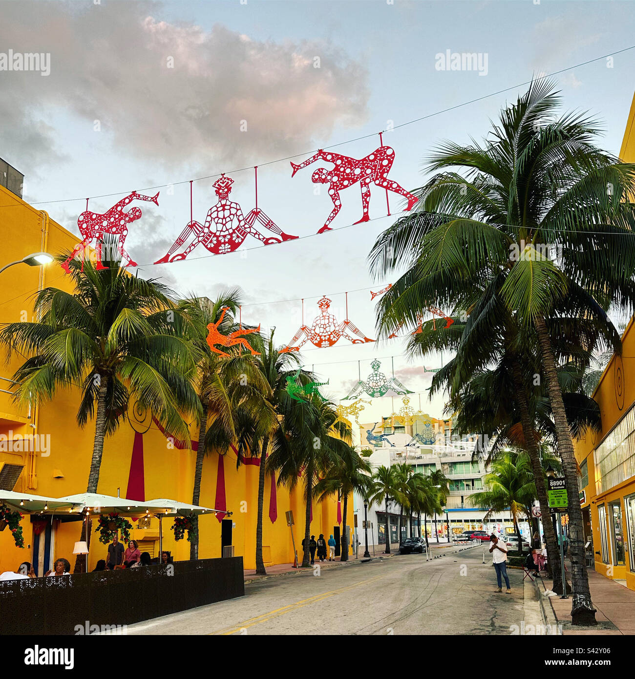 January, 2023, Trapeze Contortionists, Installation created in 2022 by ...