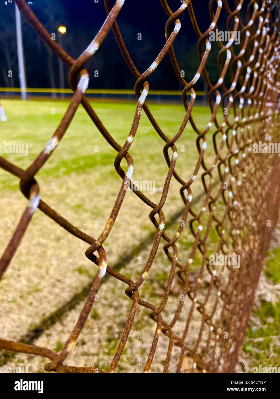Softball fence hi-res stock photography and images - Alamy