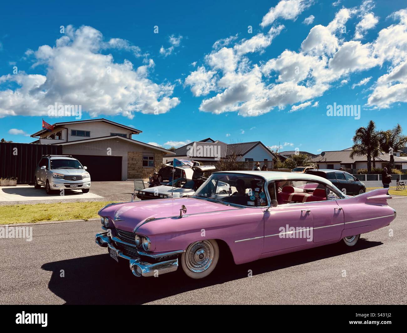 1950s car and beach hi-res stock photography and images - Alamy
