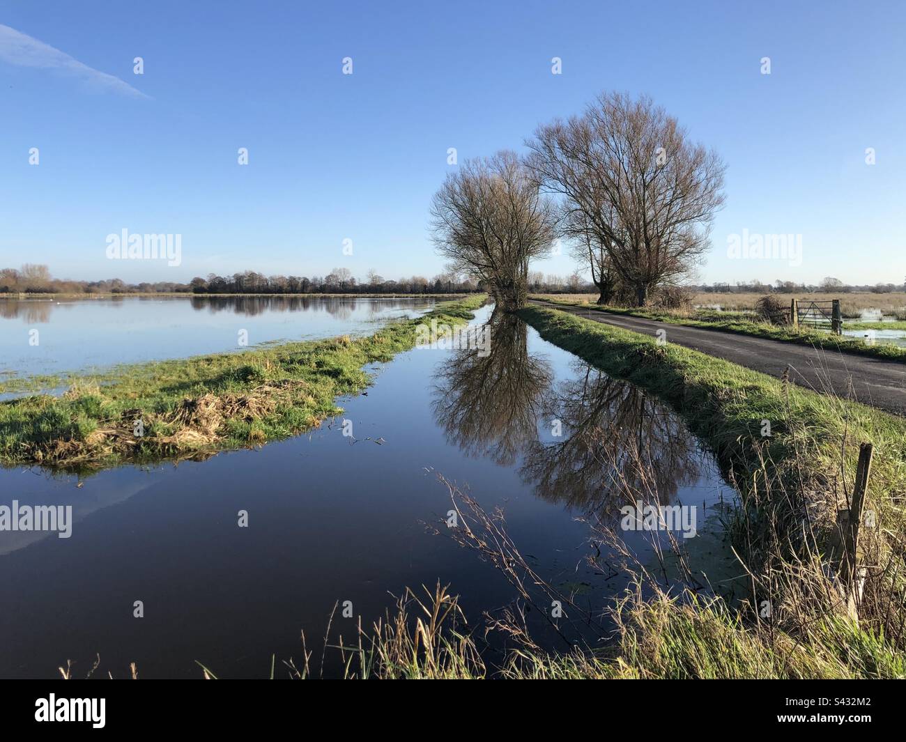 Moorland somerset levels hi-res stock photography and images - Alamy