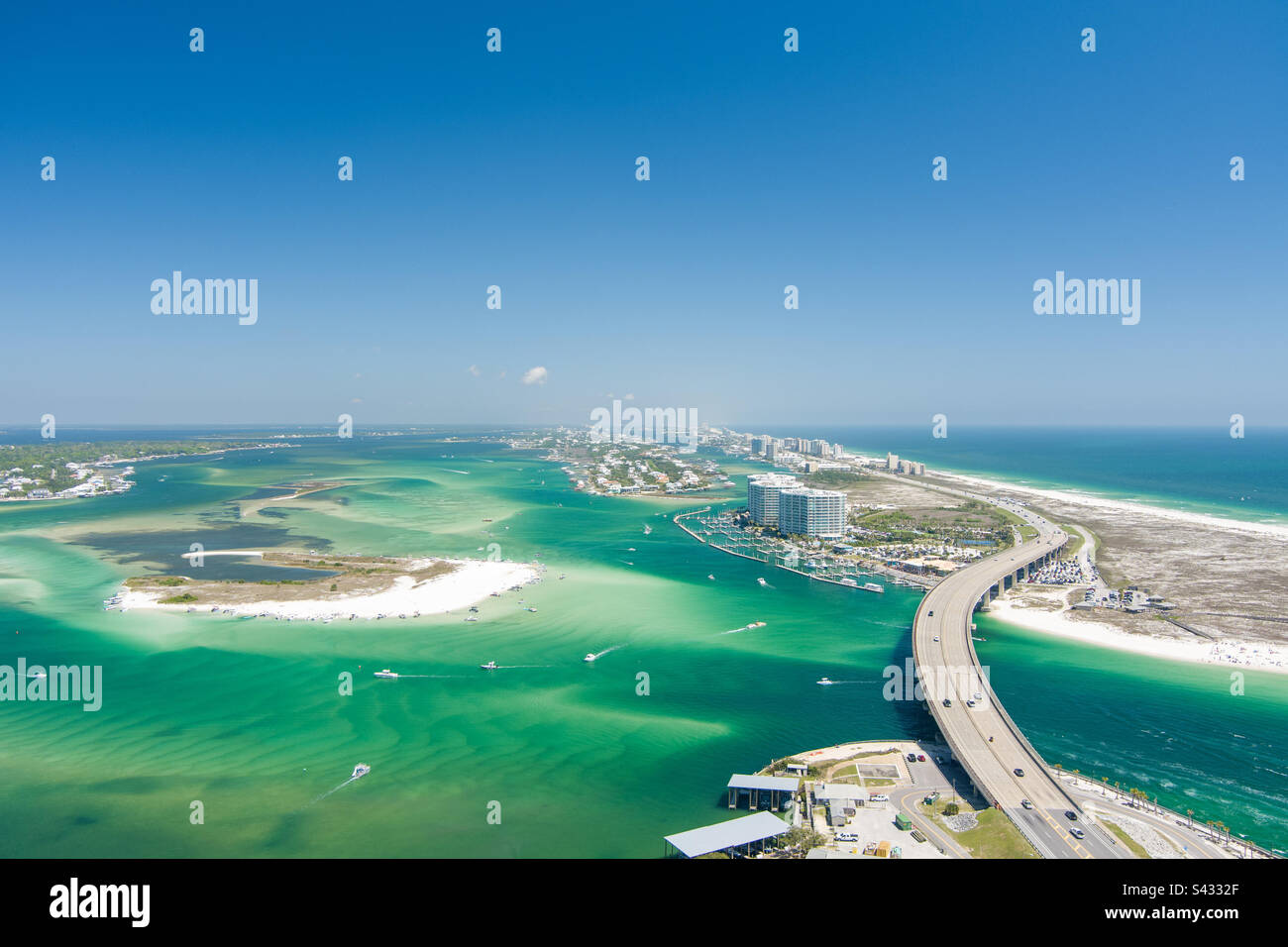 Perdido Pass bridge in Orange Beach, Alabama Stock Photo - Alamy