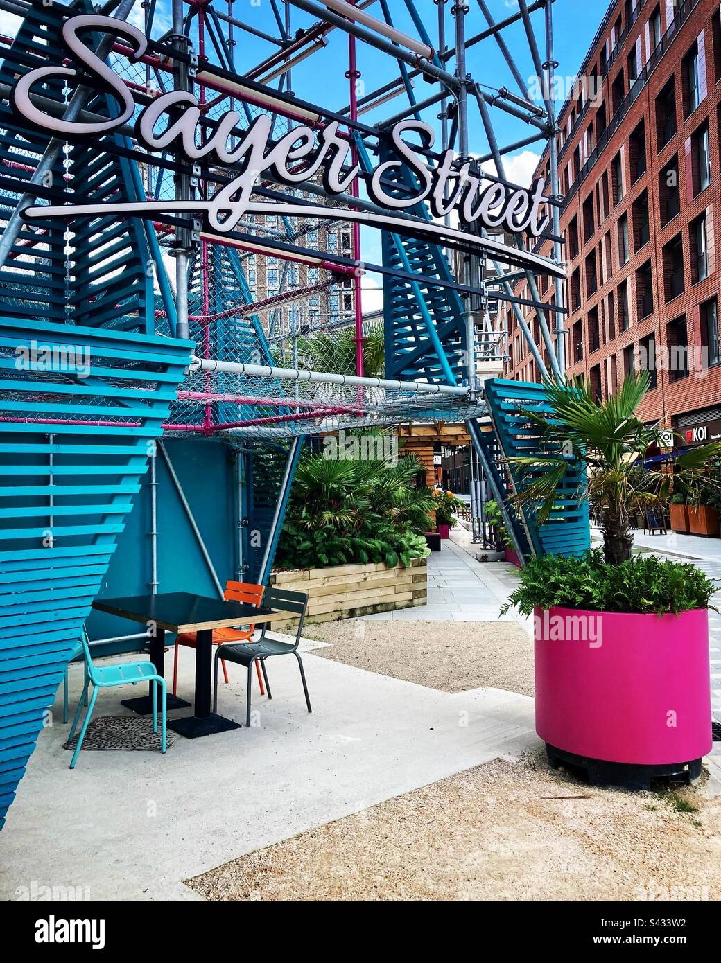 The Living Room at Sayer Street, London Stock Photo - Alamy