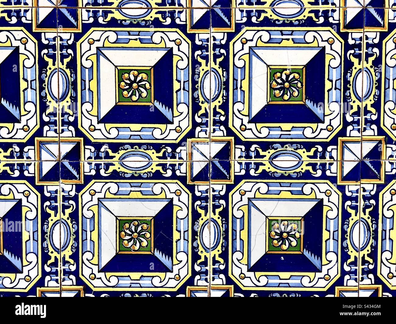 Old spanish tiles hi-res stock photography and images - Alamy