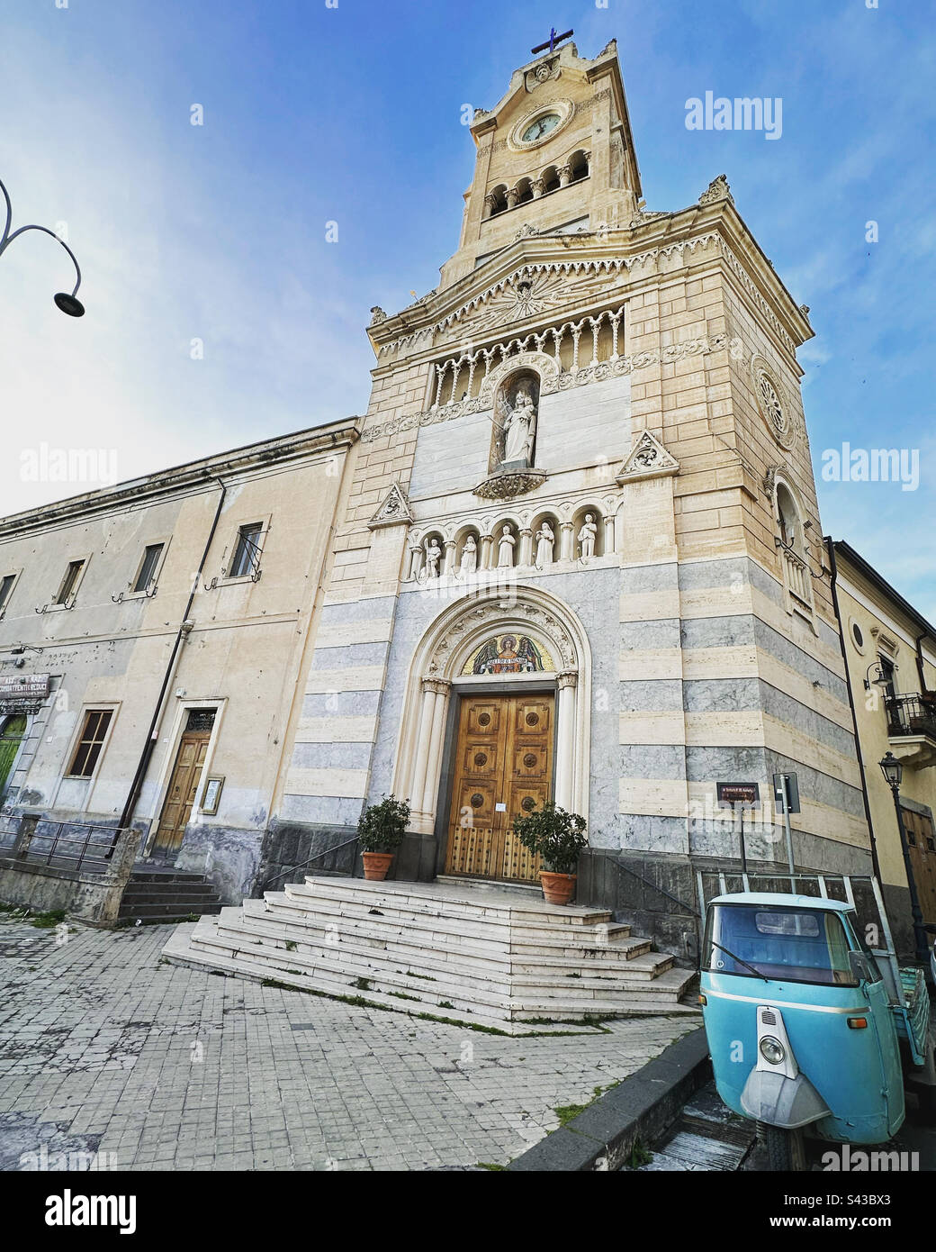 Church of Santa Chiara, Adrano town, Sicily region, Italy Stock Photo ...