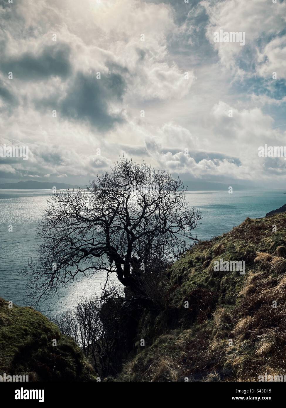 View of the Sound of Raasay from Rigg Viewpoint, Isle of Skye, Scotland ...