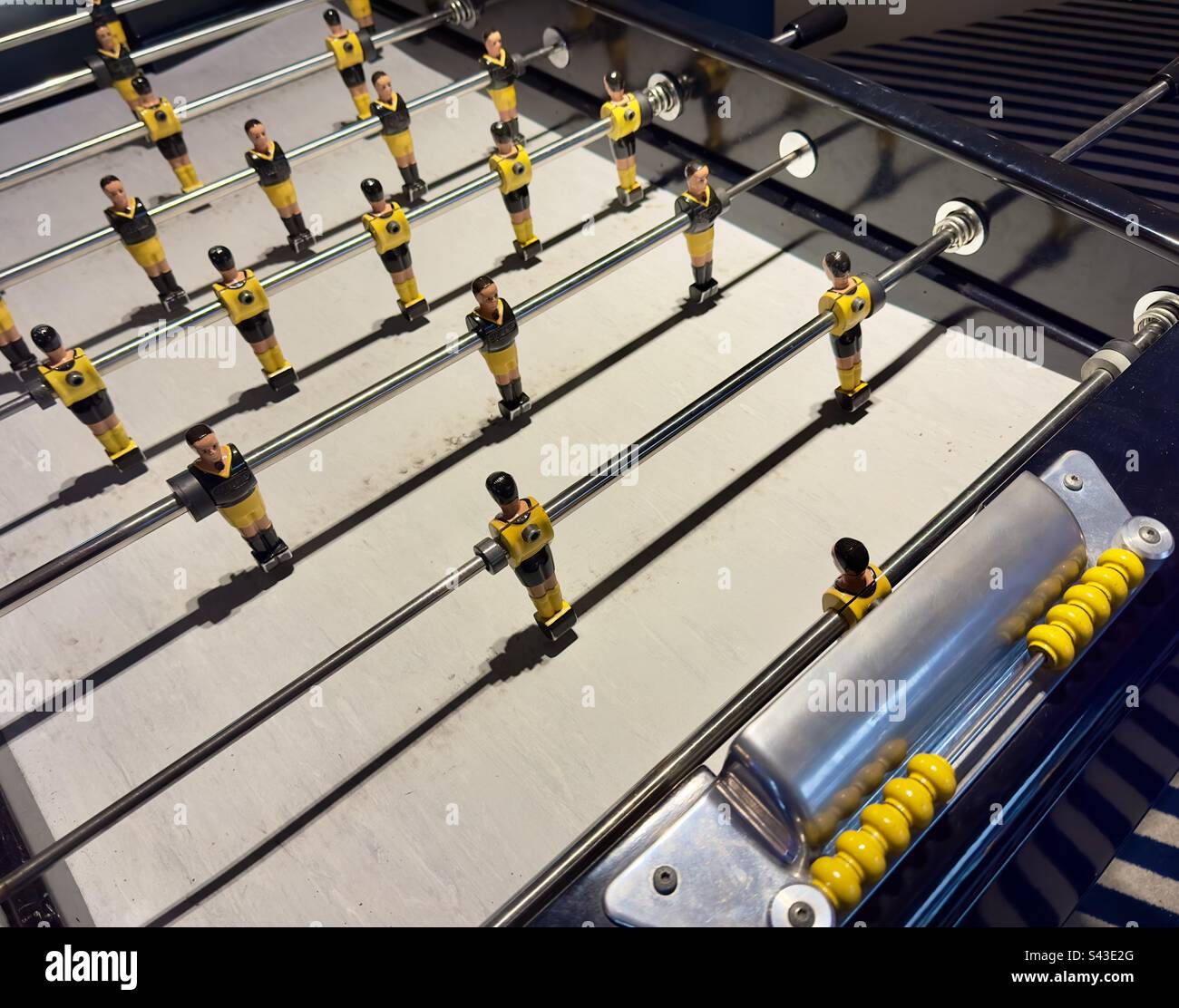 A traditional tabletop football game in a French hotel Stock Photo - Alamy