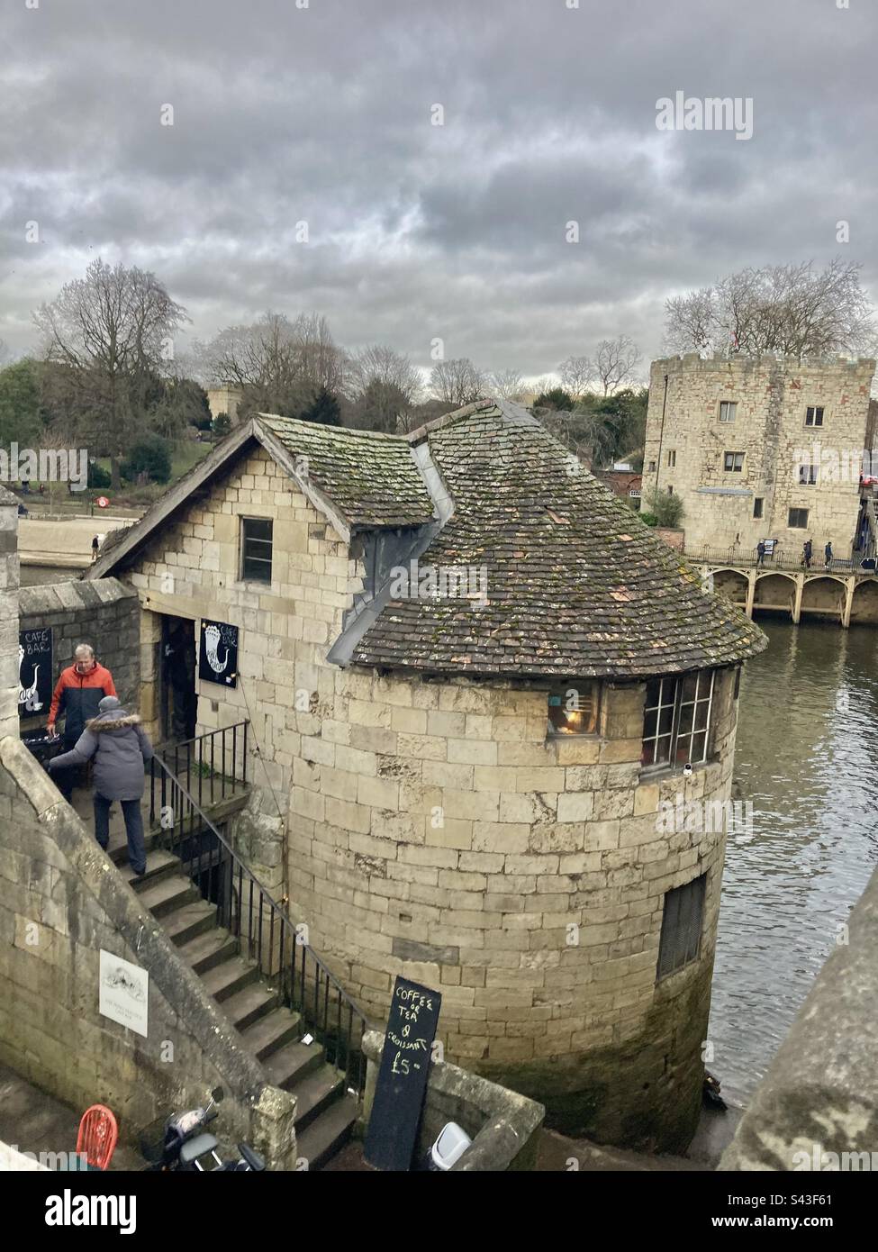 Small round building in York Stock Photo - Alamy