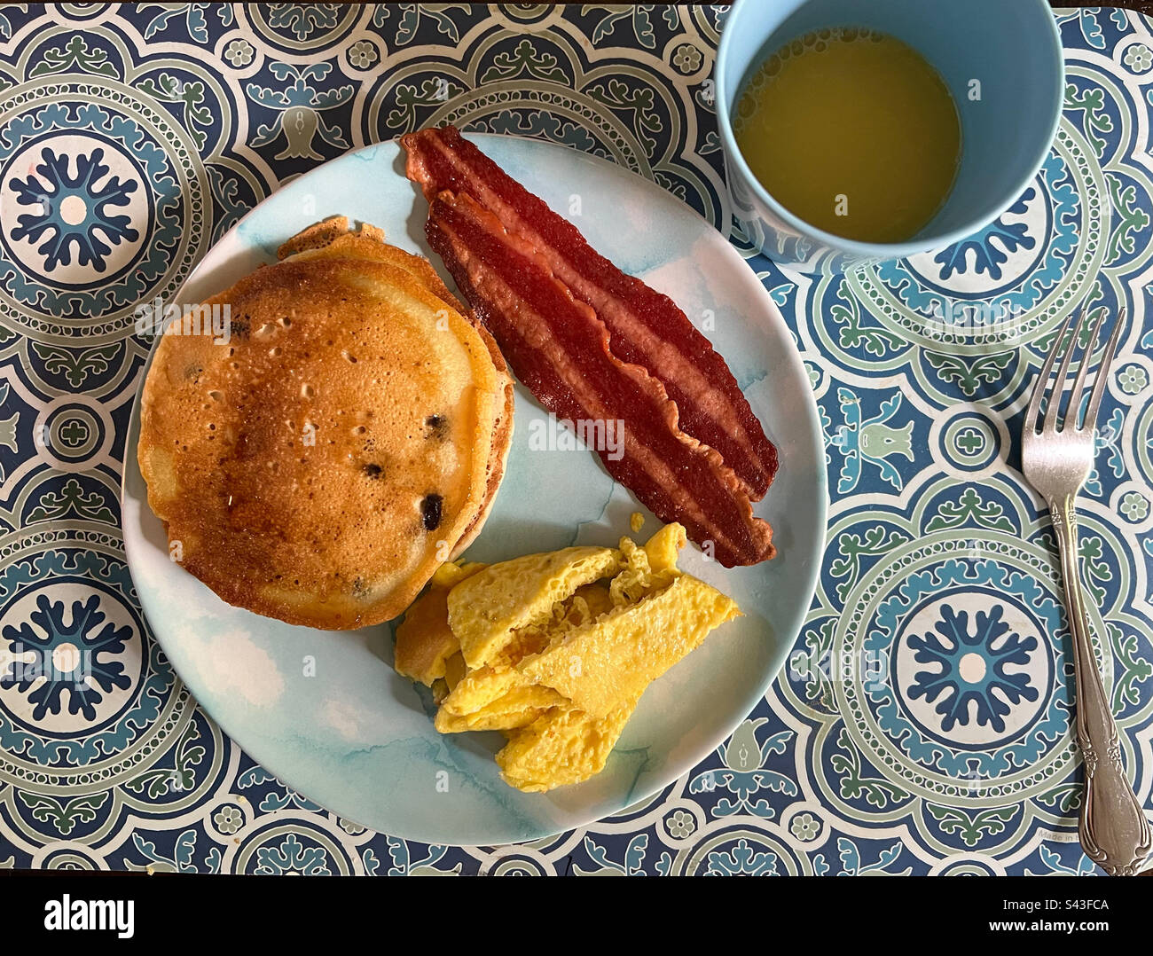 Morning breakfast at home Stock Photo - Alamy