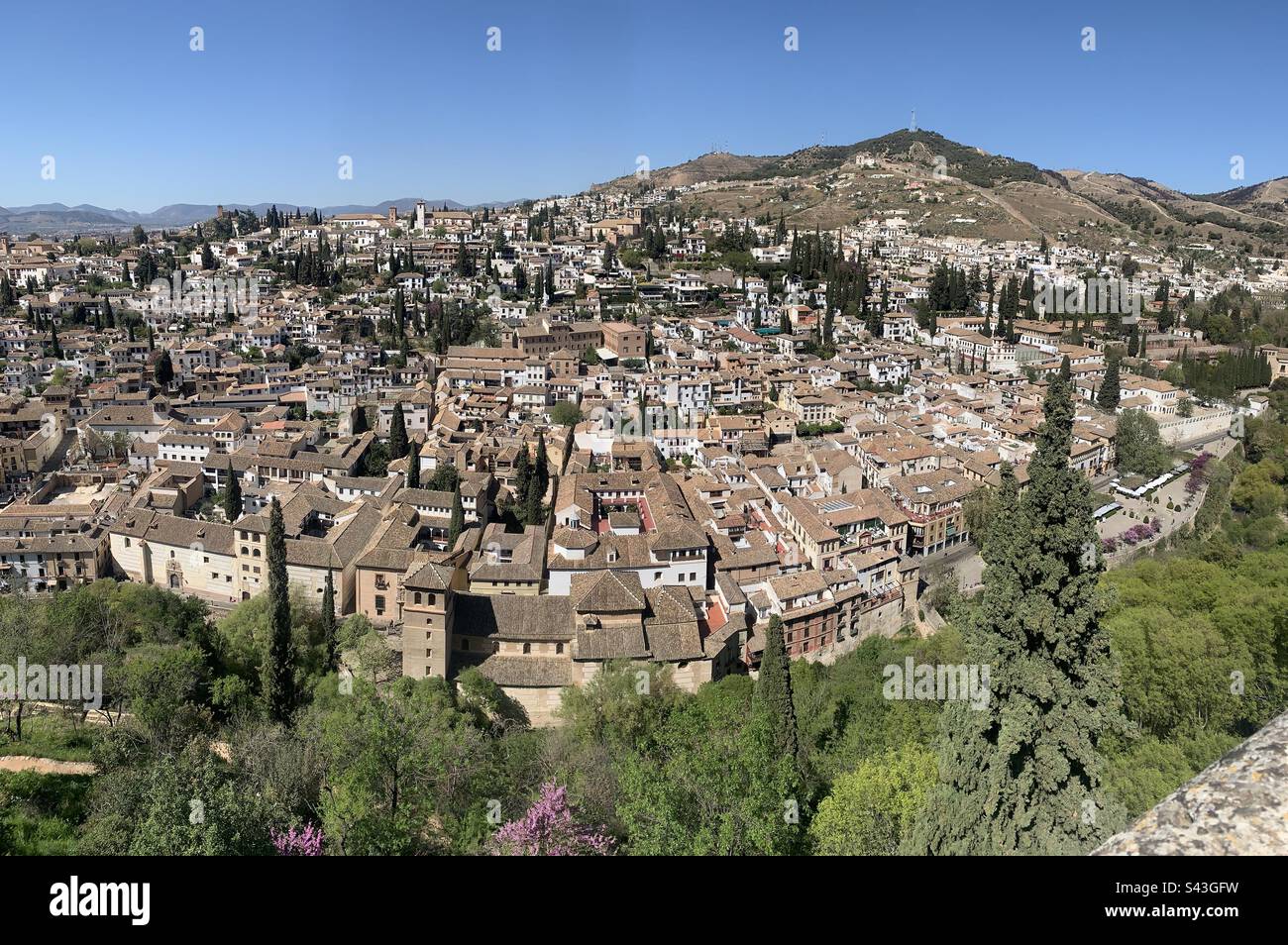 View over alhambra hi-res stock photography and images - Alamy