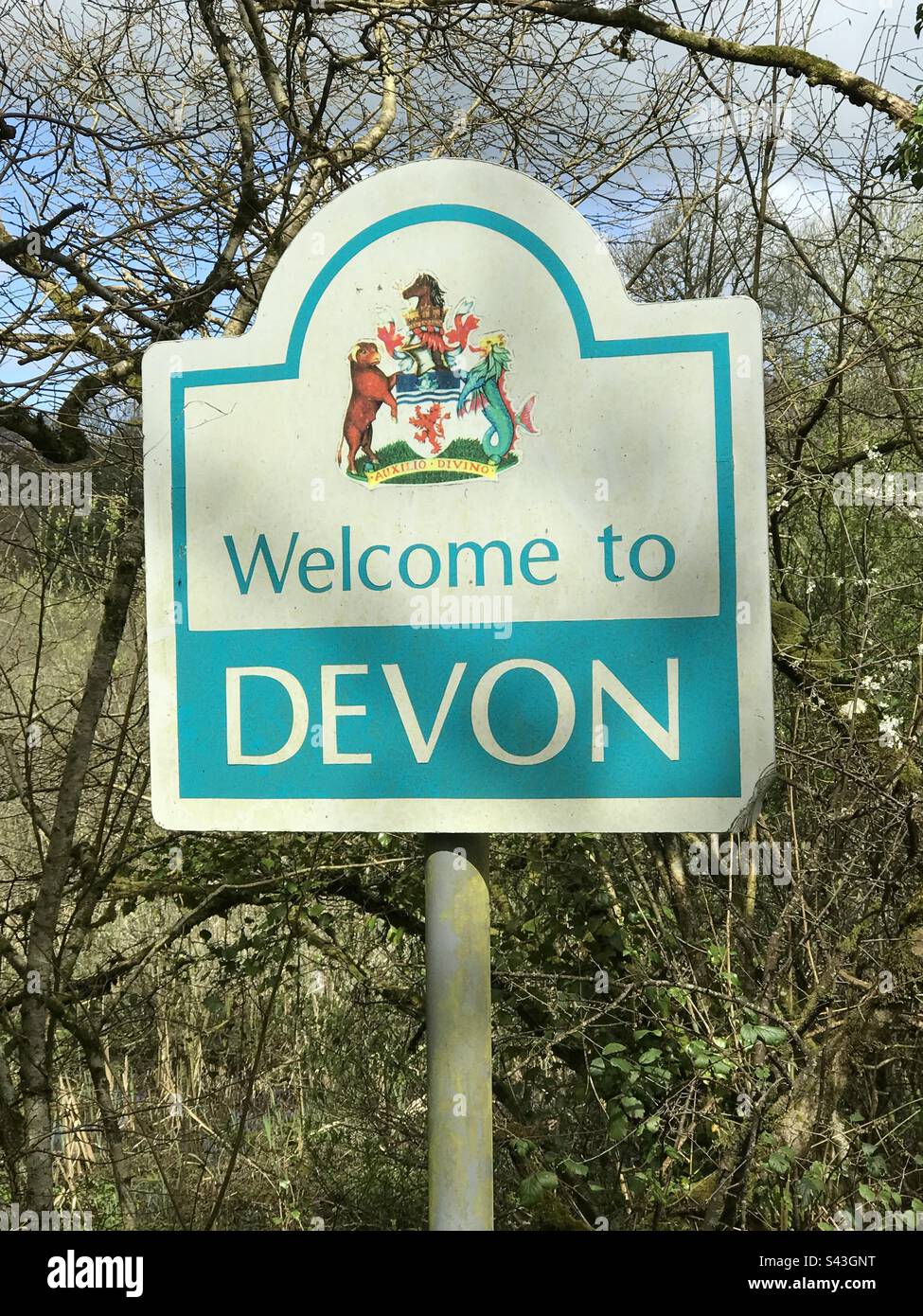 Welcome to devon sign hi-res stock photography and images - Alamy
