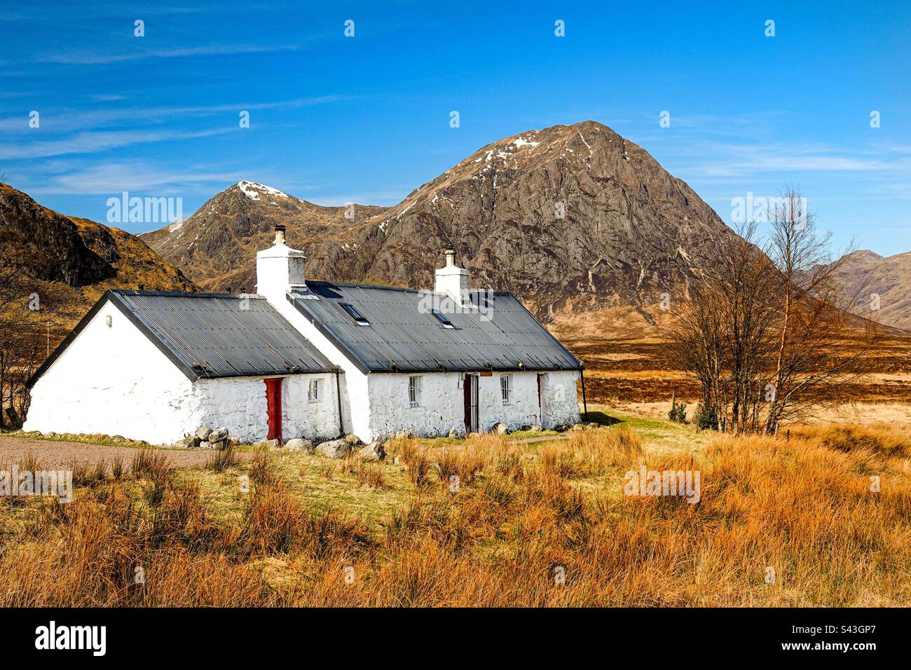 Black Rock Cottage Stock Photo - Alamy