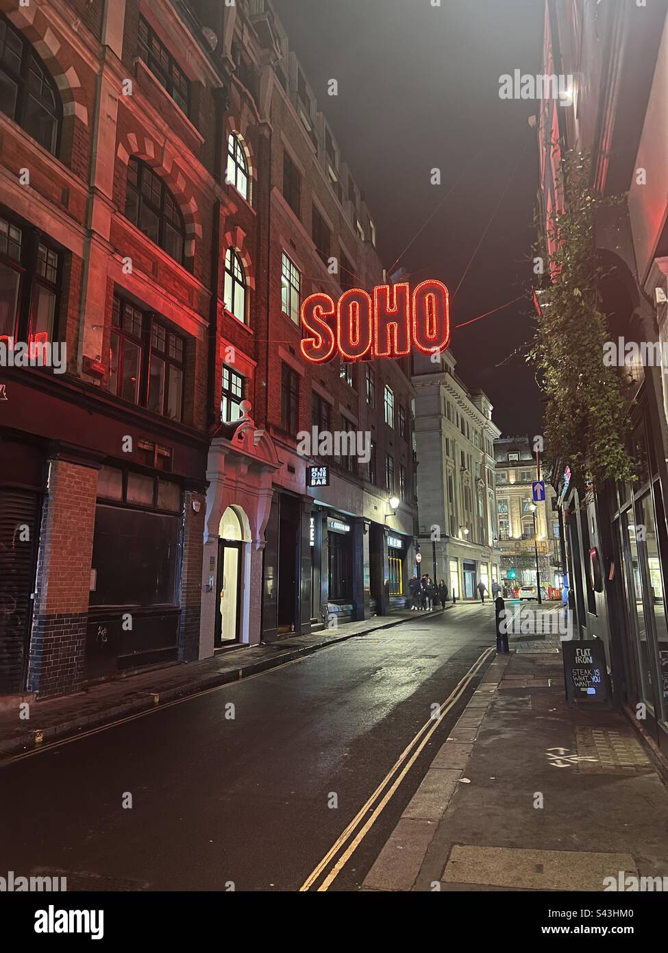 Soho rain hi-res stock photography and images - Alamy