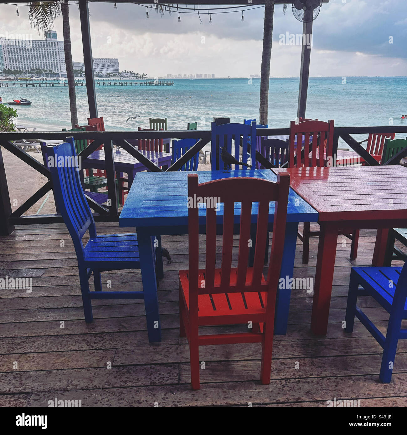 A table overlooking the water at Habaneros Mexican Restaurant, Hyatt ...
