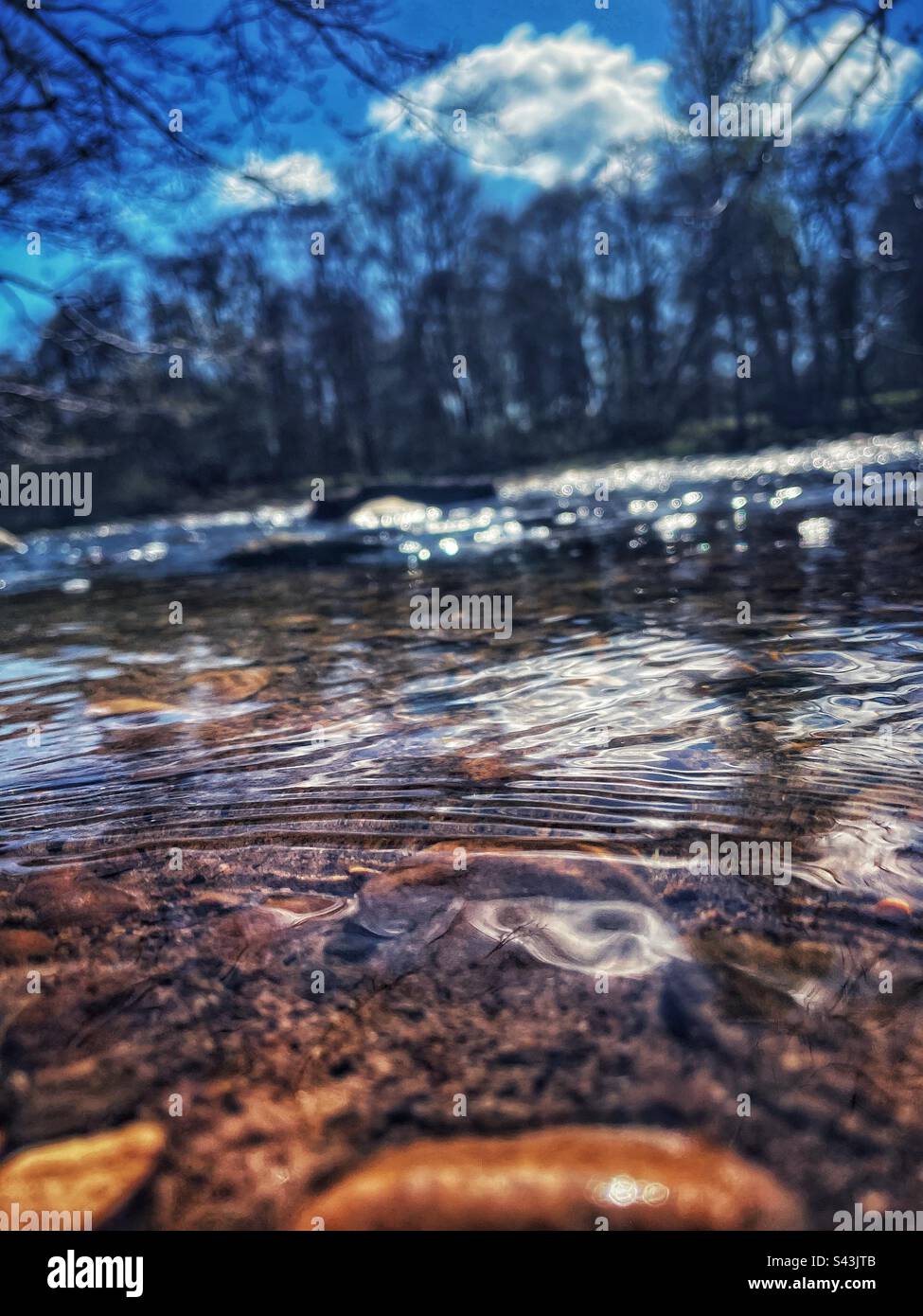 Pebble river ripples hi-res stock photography and images - Alamy