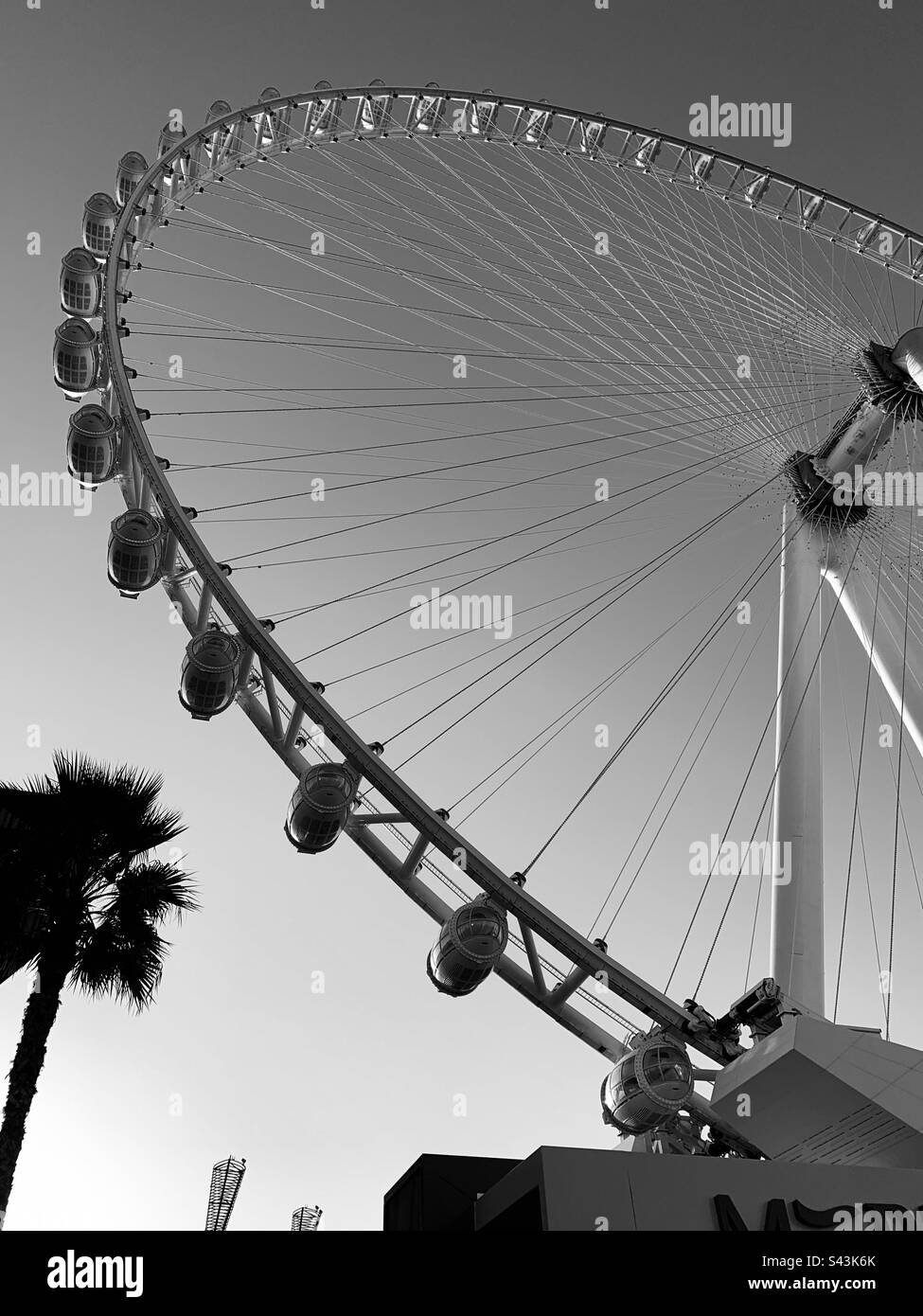 Dubai, United Arab Emirates - February 12, 2023: View of the Ain Dubai ...