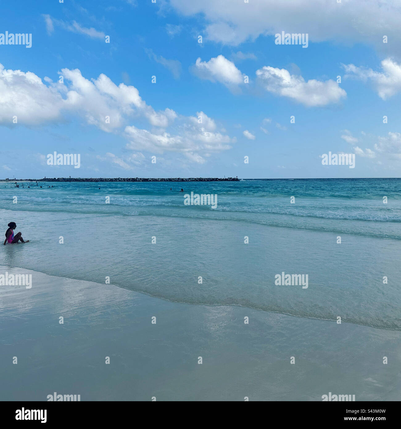 February, 2023, Playa Gaviota Azul, Hotel Zone, Cancun, Quintana Roo ...