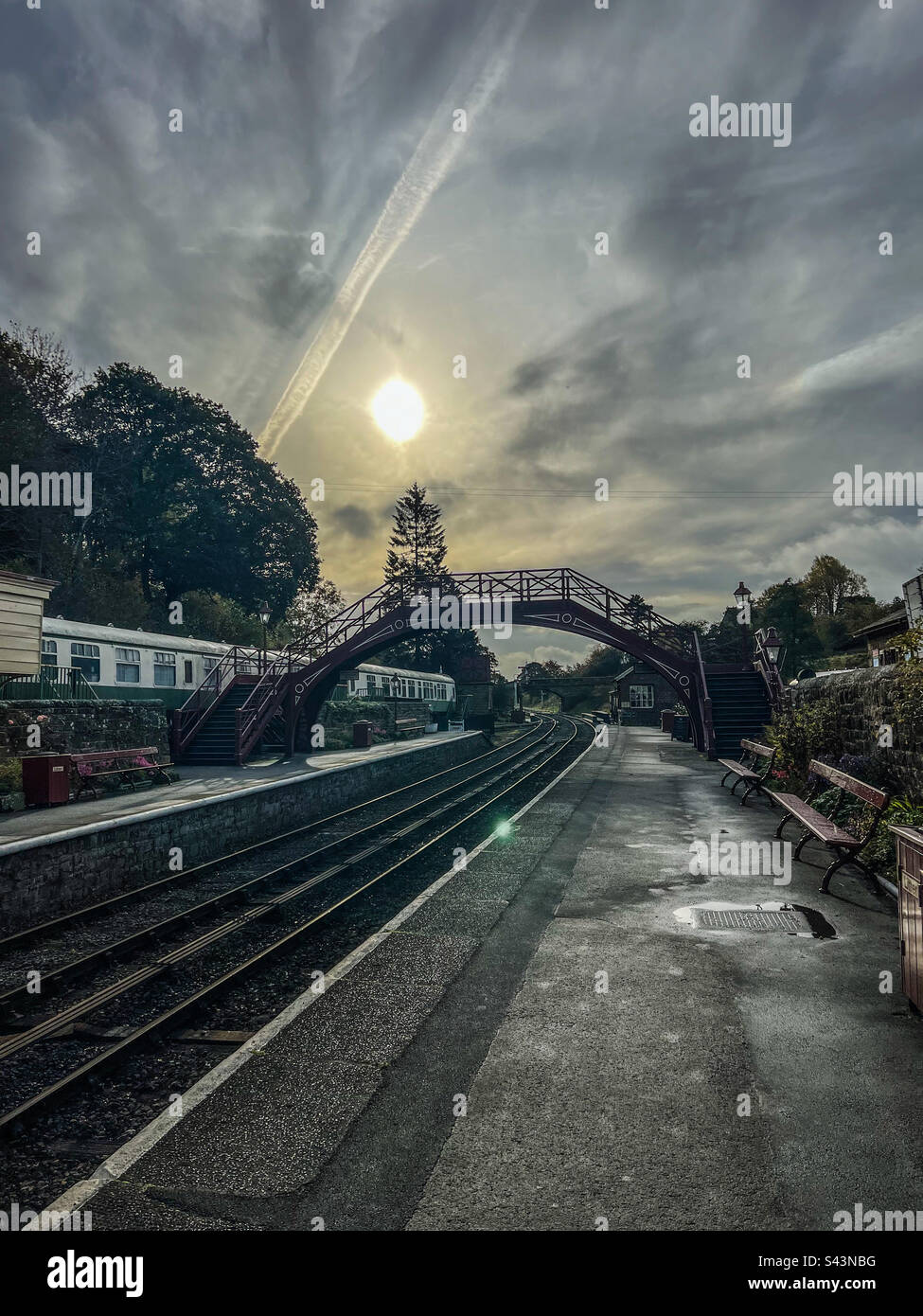 Goathland station bridge hi-res stock photography and images - Alamy
