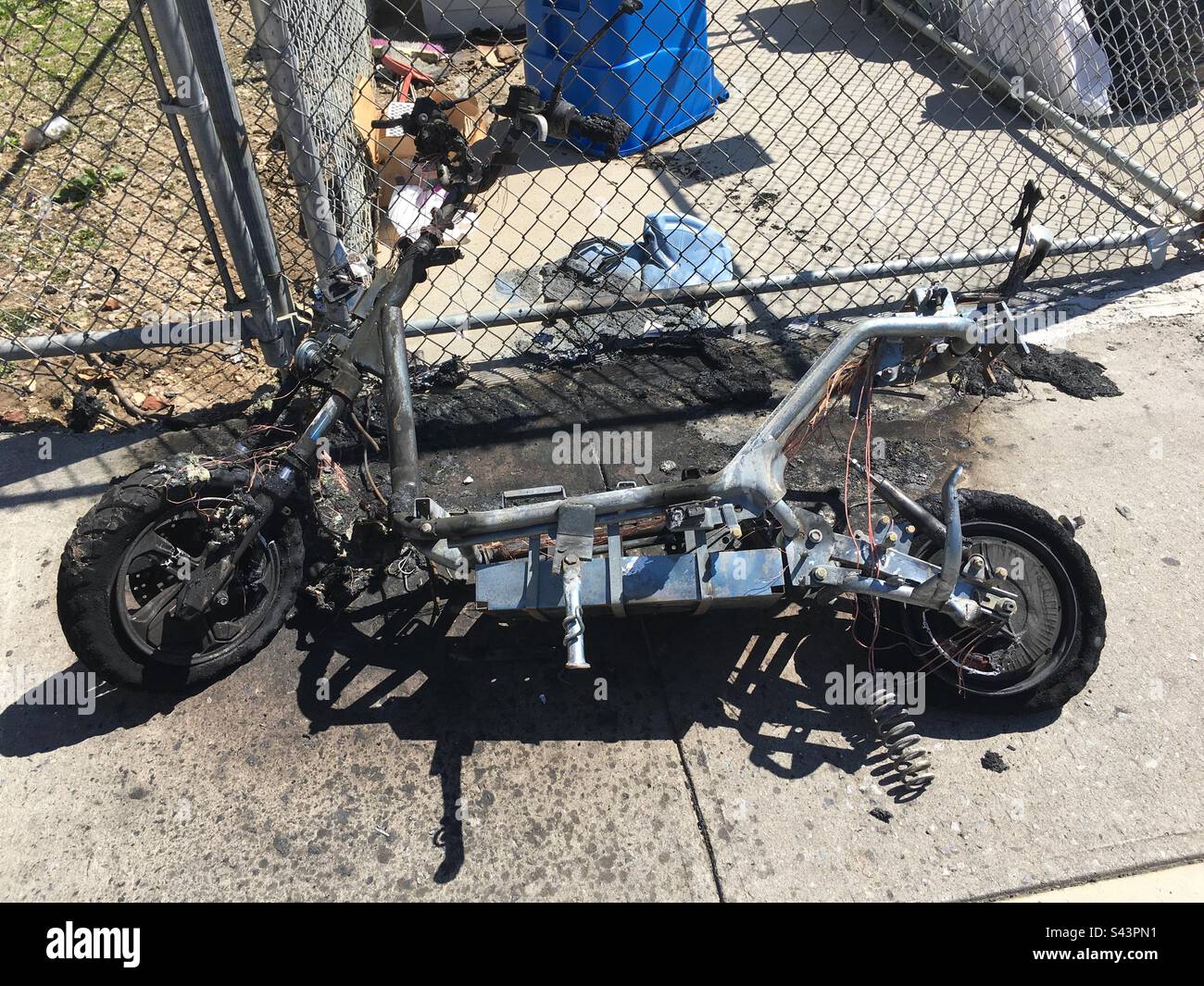 Scooter damaged hi-res stock photography and images - Alamy