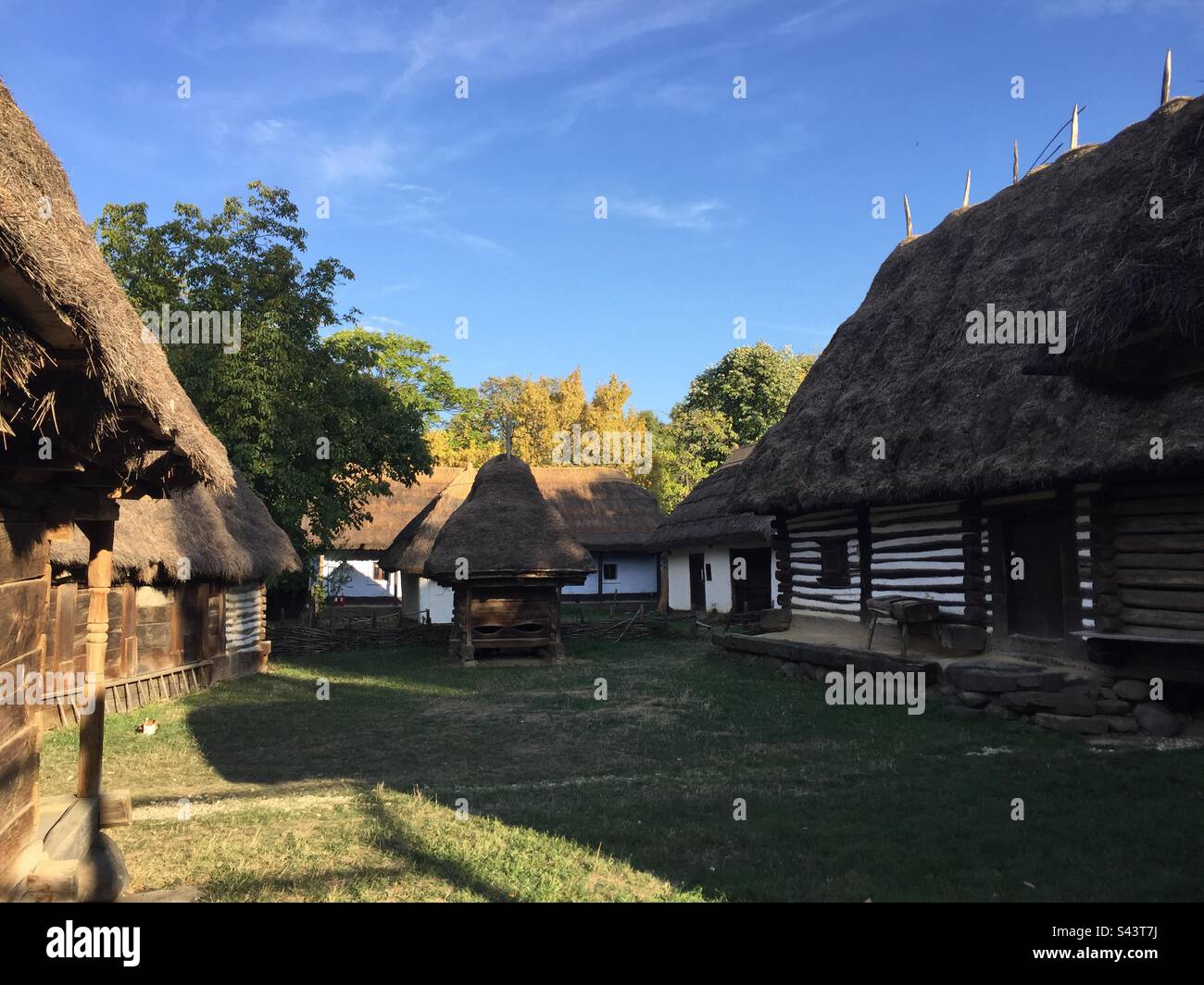 King Michael I Park, Bucharest, Romania. Traditional homes, churches ...