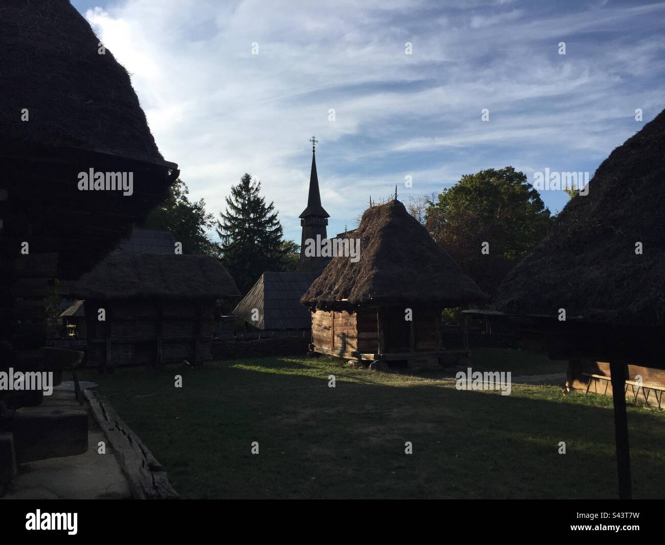 King Michael I Park, Bucharest, Romania. Traditional homes, churches ...