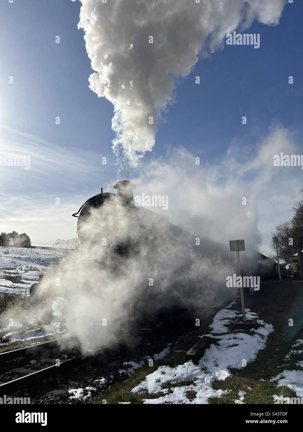 Lady Legend Steam Train Stock Photo - Alamy