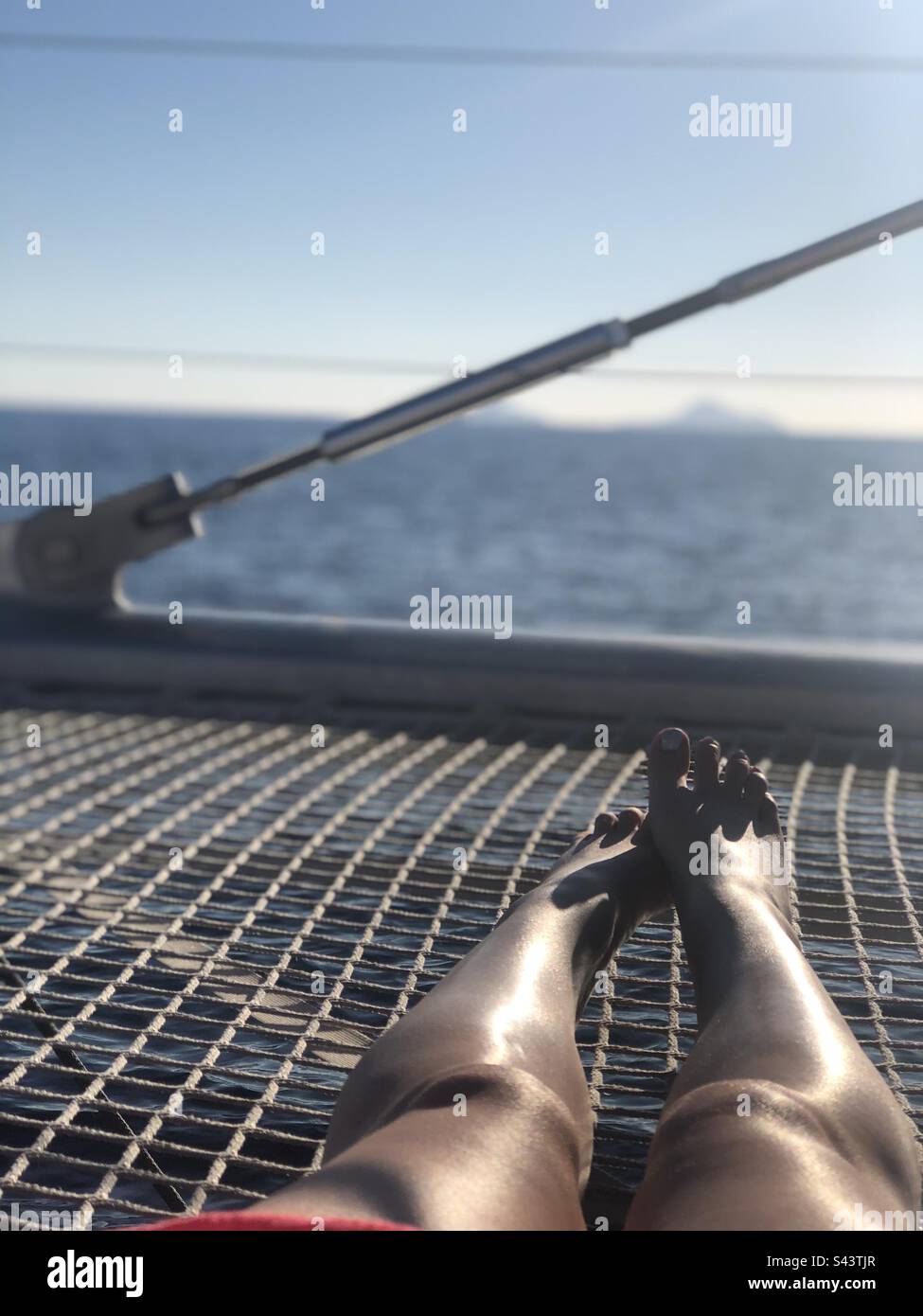 Catamaran net hi-res stock photography and images - Alamy