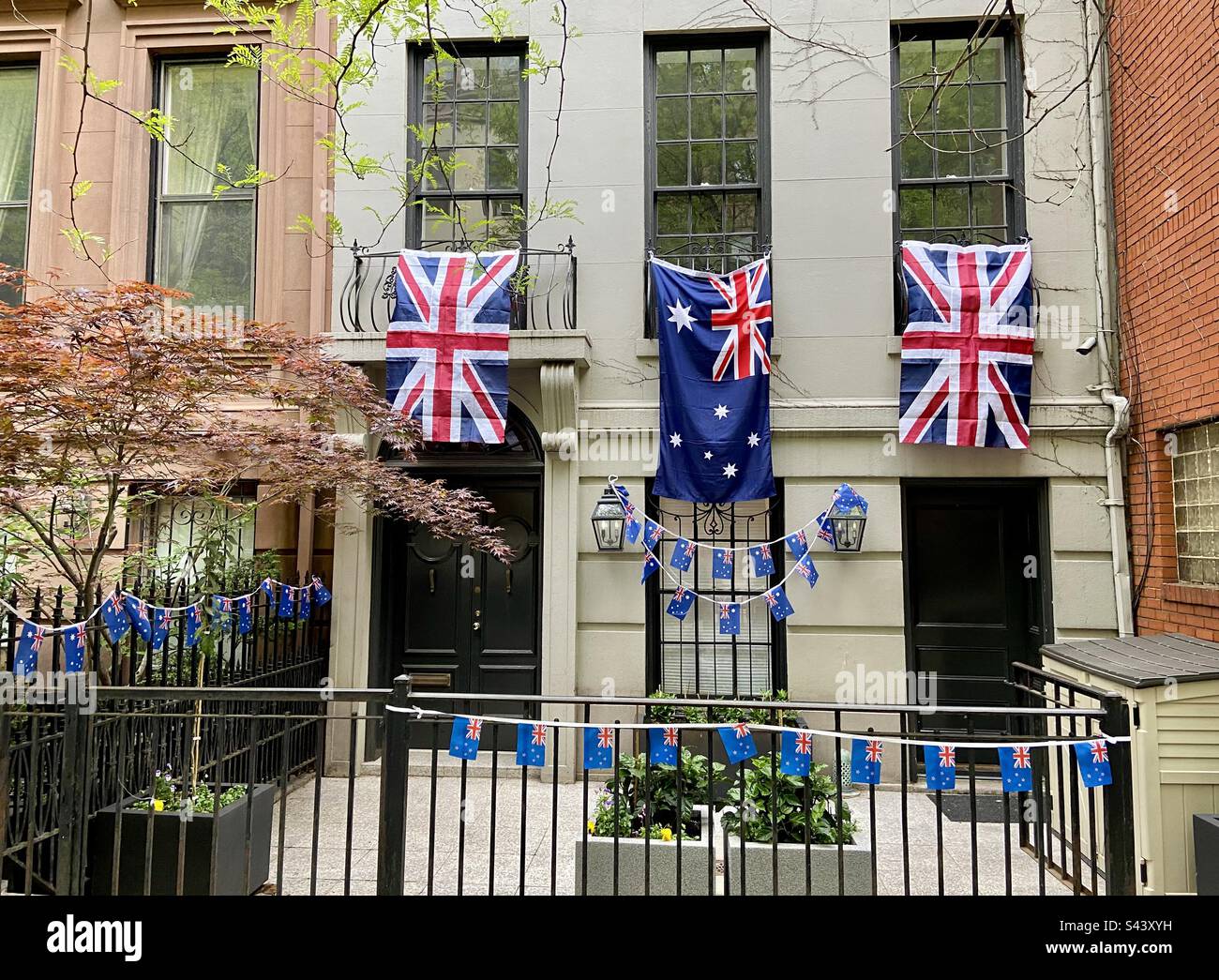Ready for the coronation of King Charles, New York Stock Photo - Alamy
