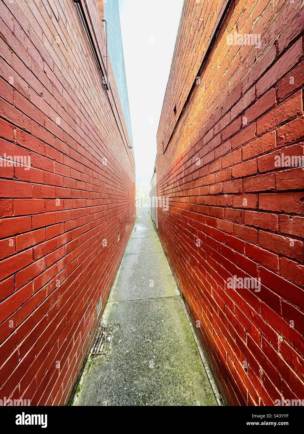 Alley perspective hi-res stock photography and images - Alamy