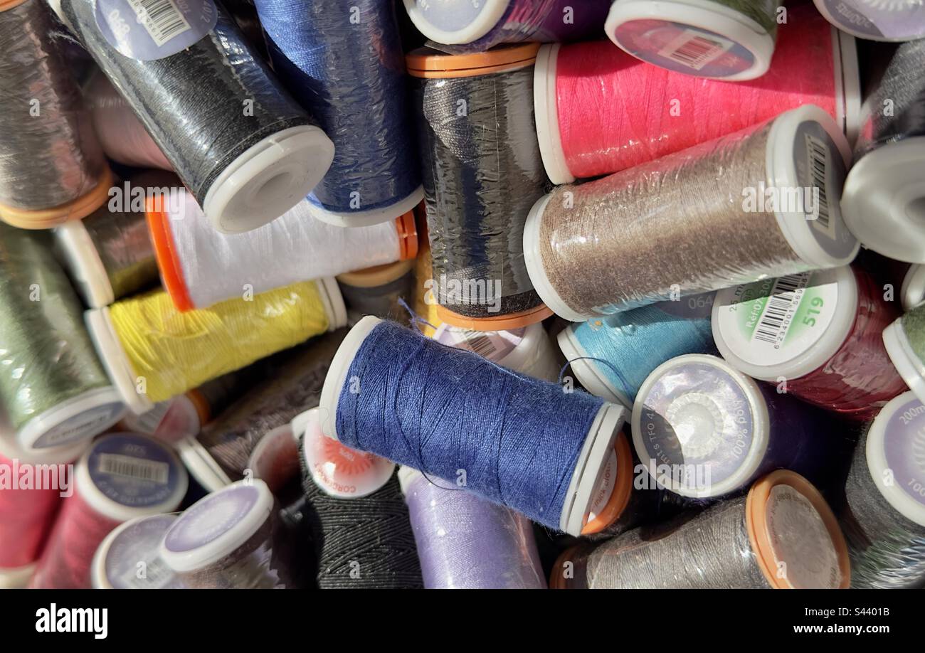 Haberdashery market stall hi-res stock photography and images - Alamy