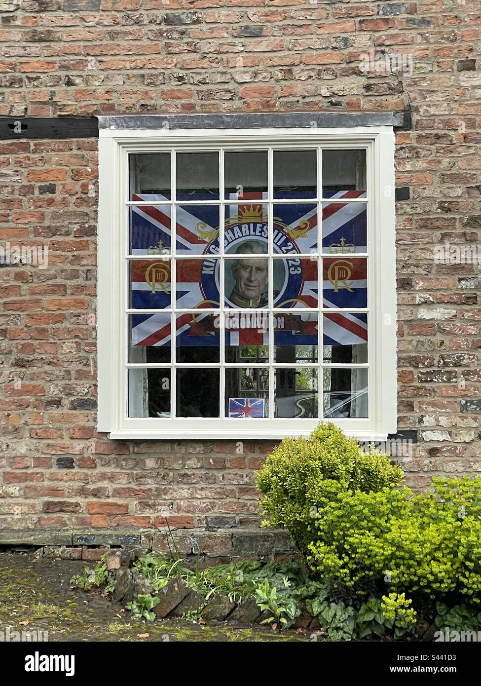 Coronation display on Crayke Village High Street, North Yorkshire 7th ...