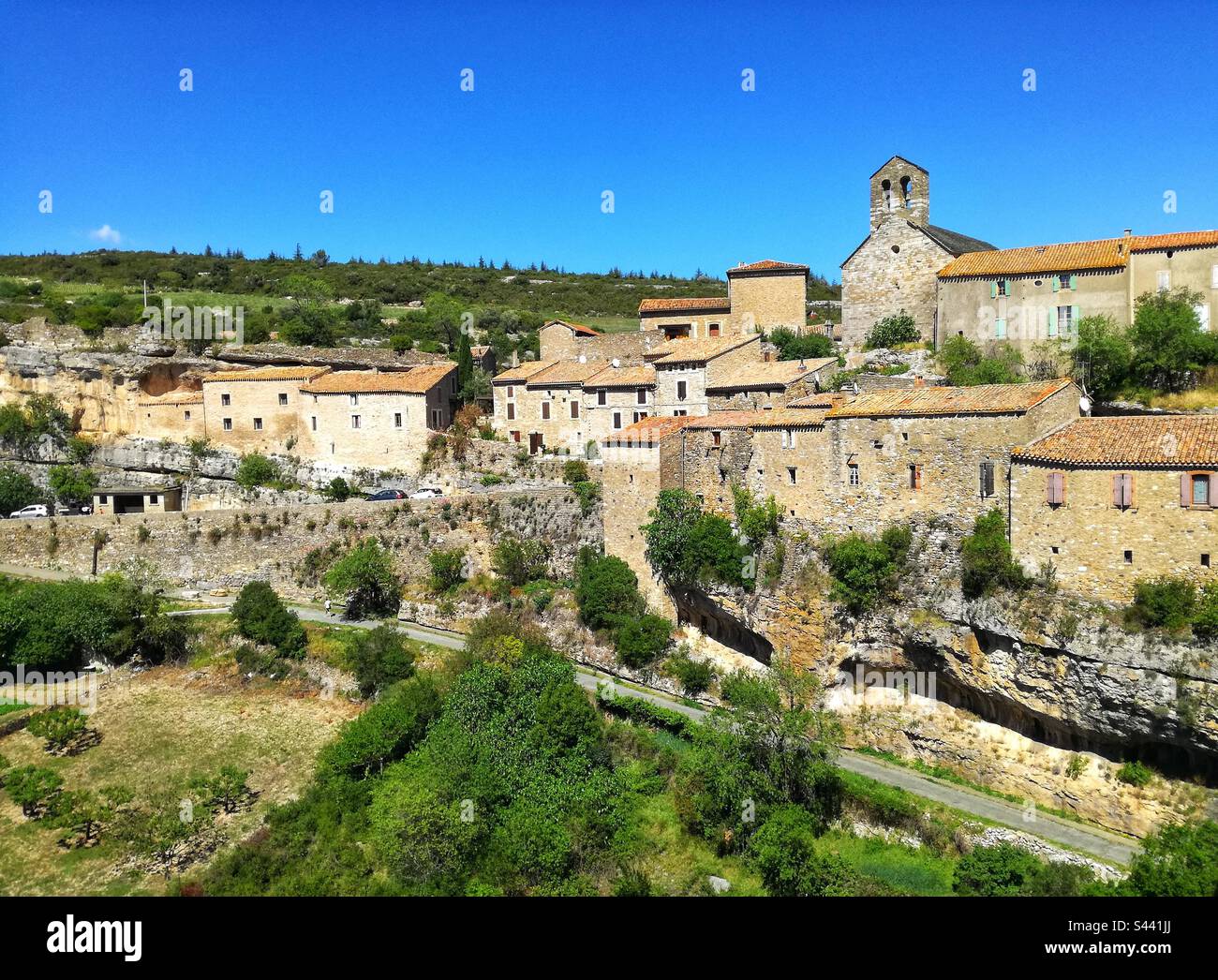 Minerve, one of the most Beautiful villages of France. Occitanie Stock ...