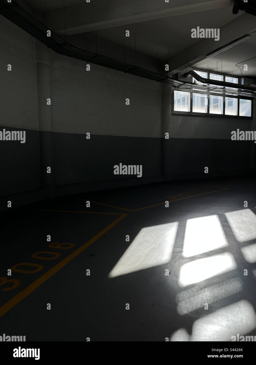 Empty Garage Background