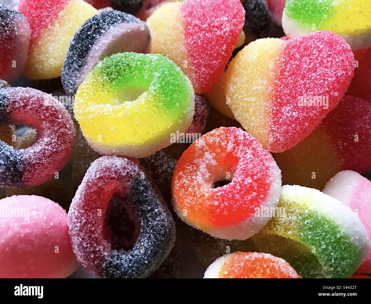 Colorful rubber candies Stock Photo - Alamy