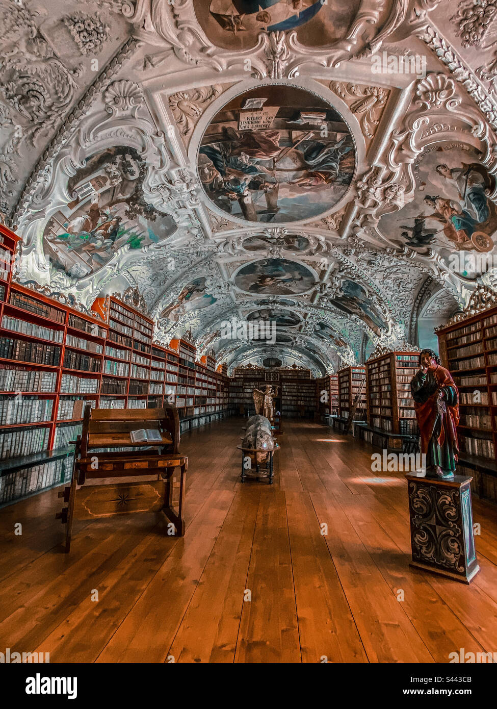 Library of prague hi-res stock photography and images - Alamy