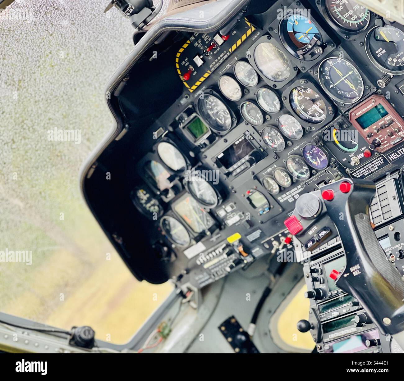 Helicopter controls hi-res stock photography and images - Alamy