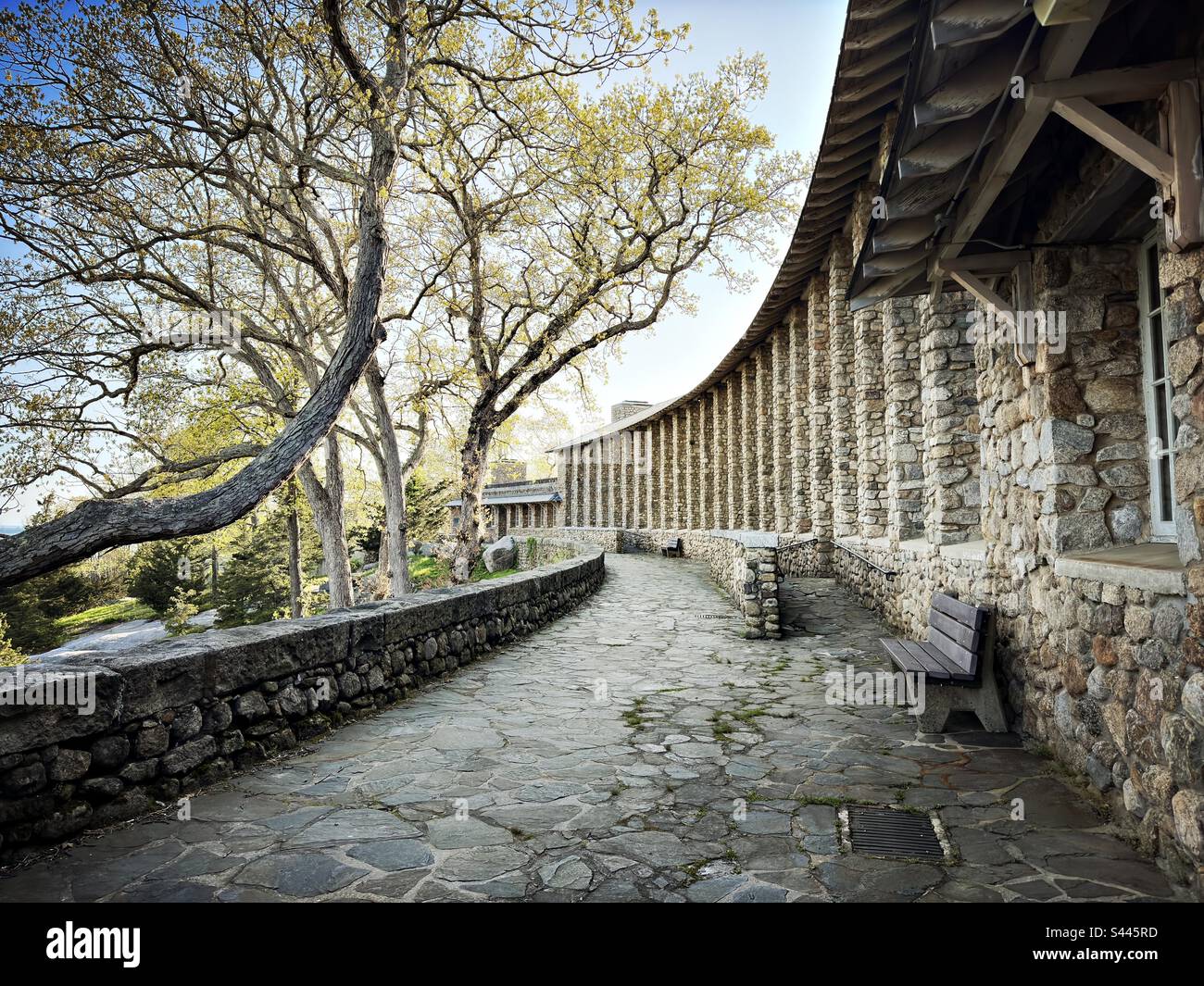 Pavillon at Rocky Neck State Park in mid-May. Built during the Great ...